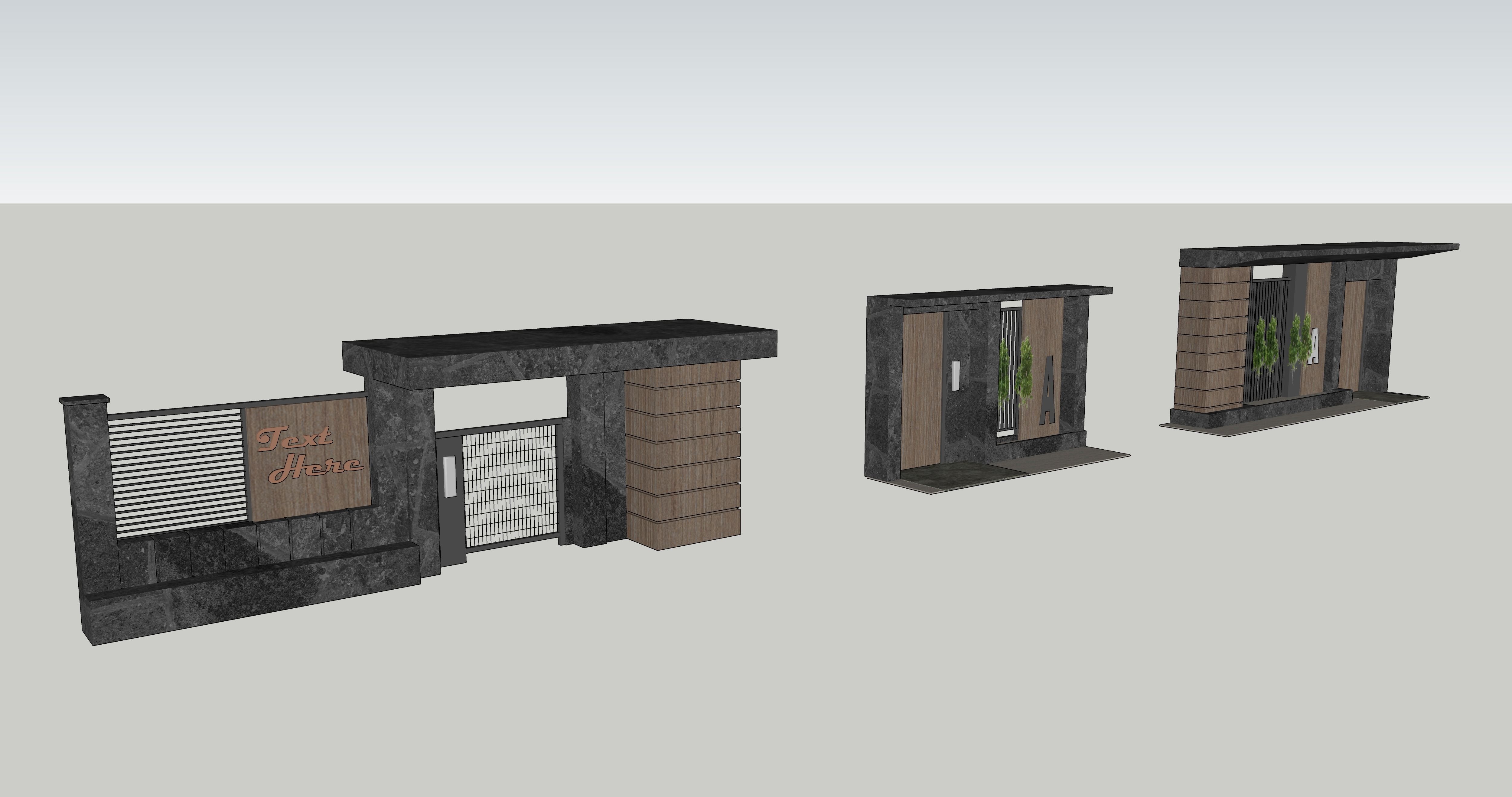Entrance Door Model 3D model | CGTrader