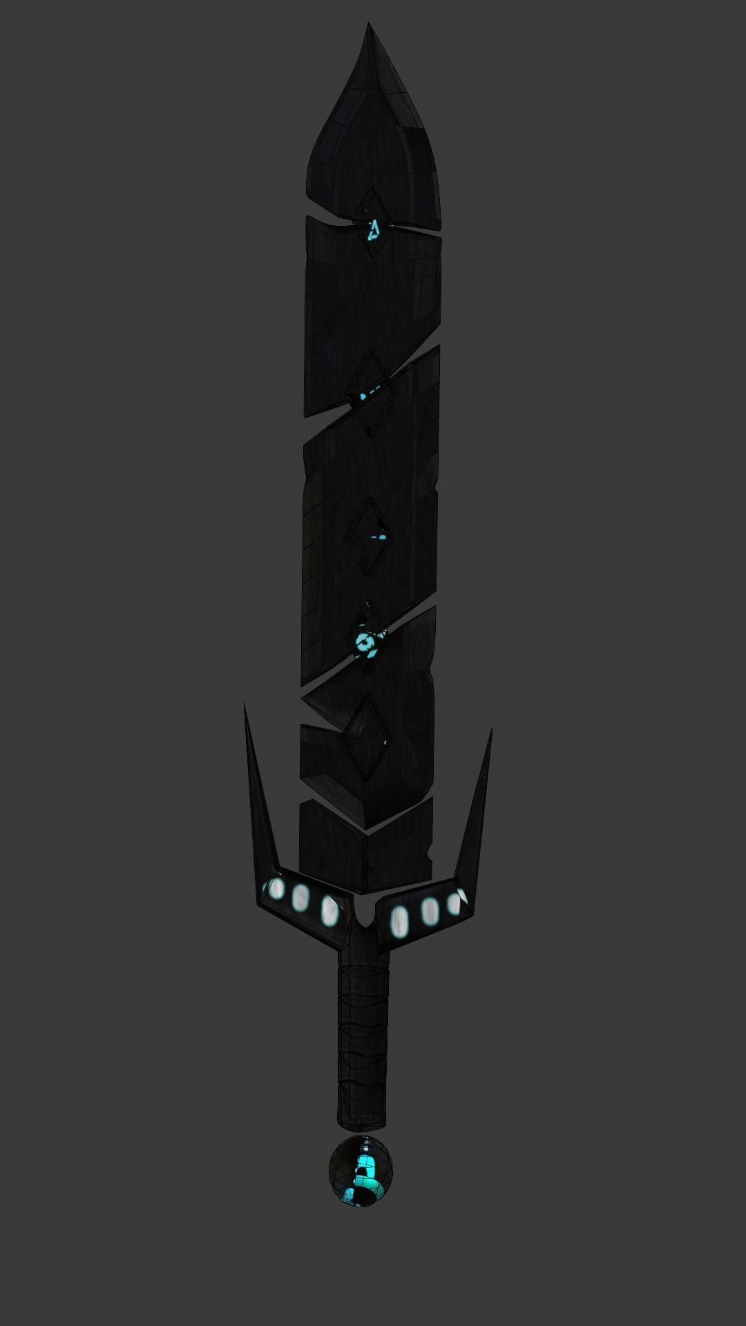 3D model Arugal sword with lights VR / AR / low-poly | CGTrader