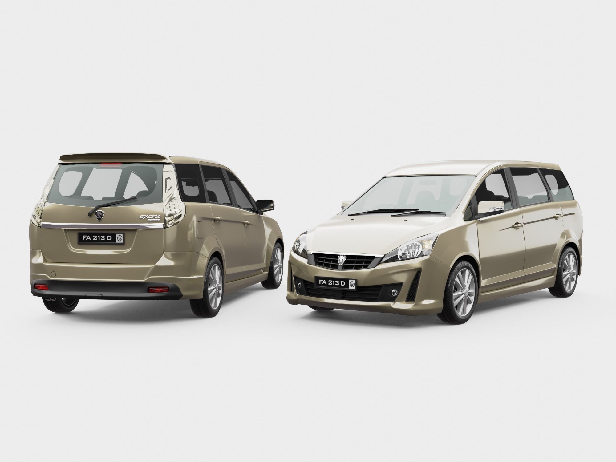 Proton Exora Bold 3D model | CGTrader