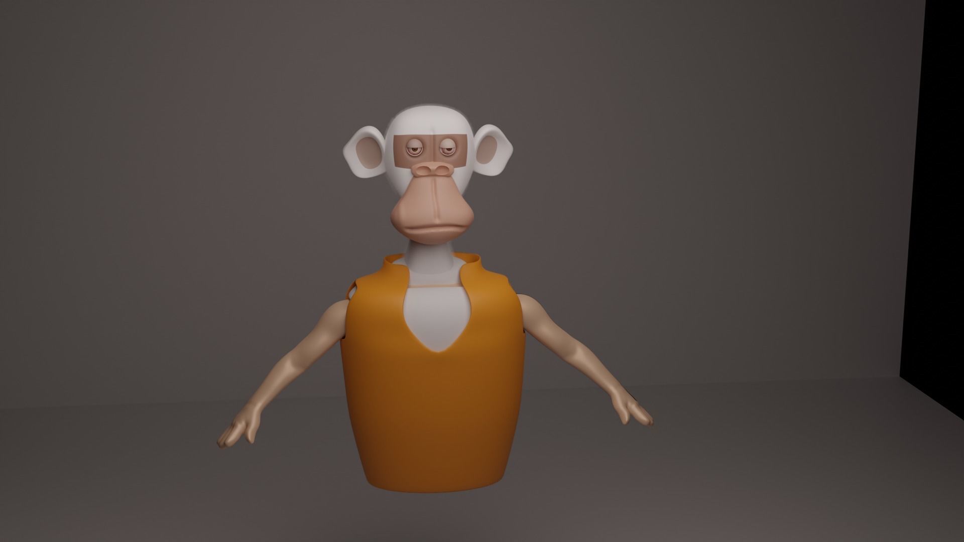 monkey nft 3D model | CGTrader