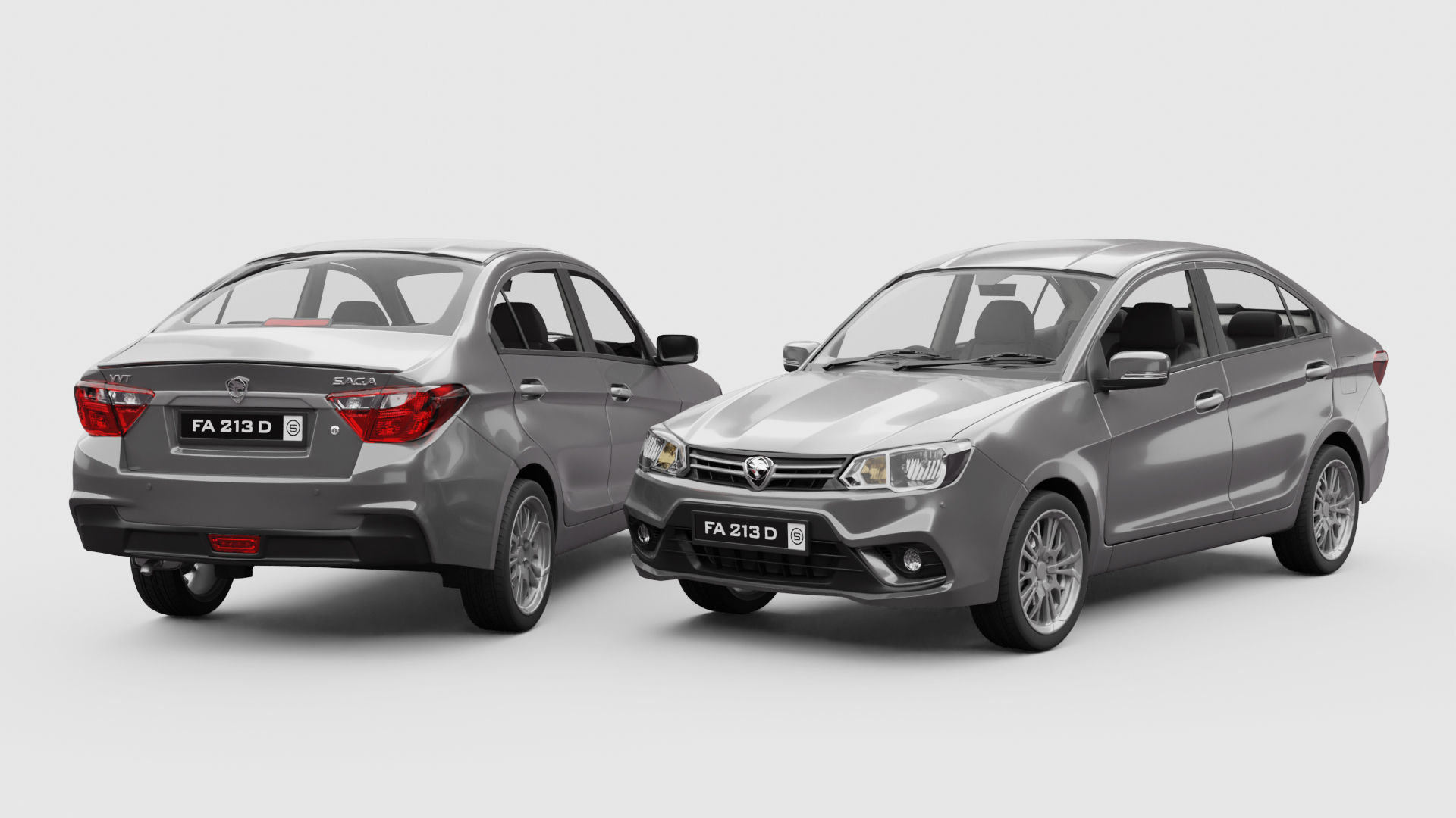 Proton Saga G3 2016 3D model | CGTrader