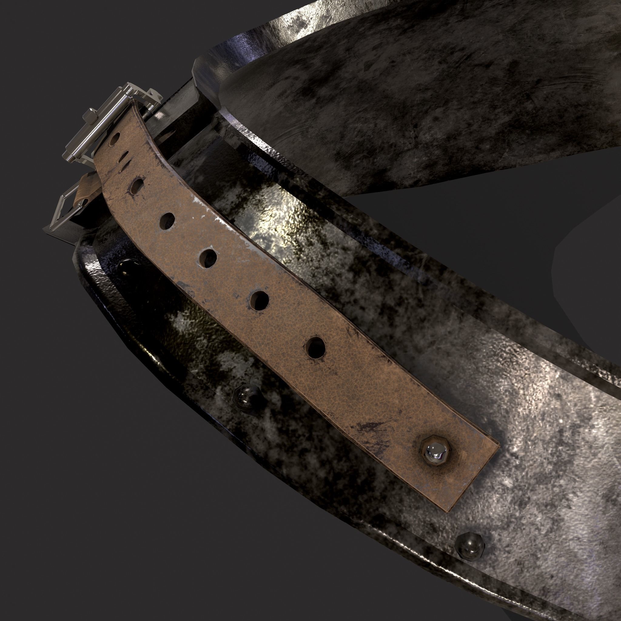 3D model Medieval Gorget VR / AR / low-poly | CGTrader