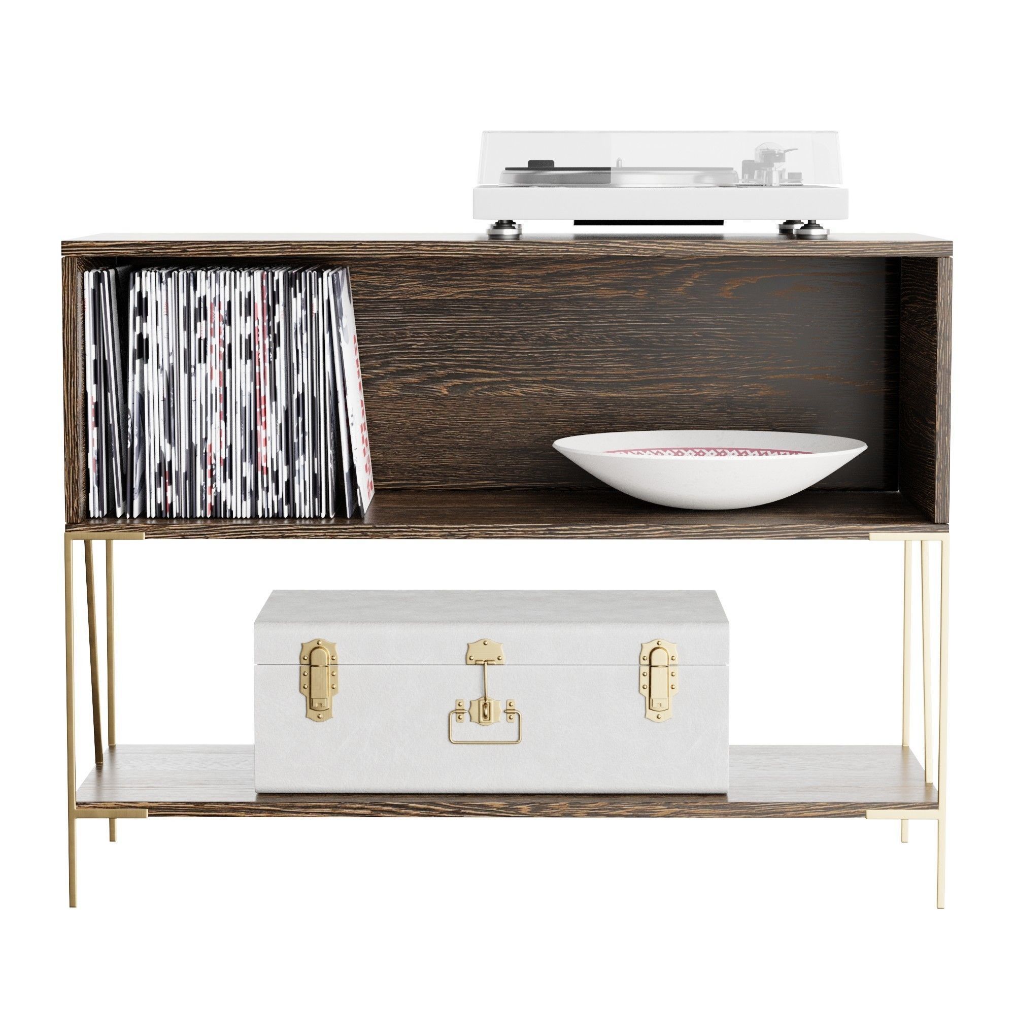 Dean Record Cabinet Console Set 3D model | CGTrader