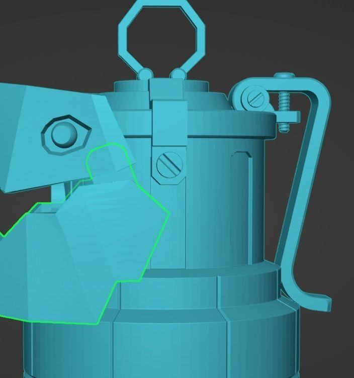 JINX HAND GRENADE 3D MODEL LEAGUE OF LEGENDS FAN ART 3D model 3D ...