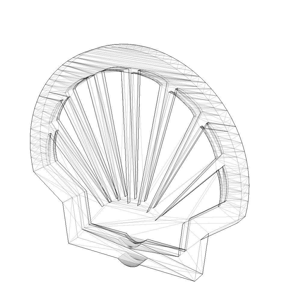 Shell logo 2 types 3D model | CGTrader
