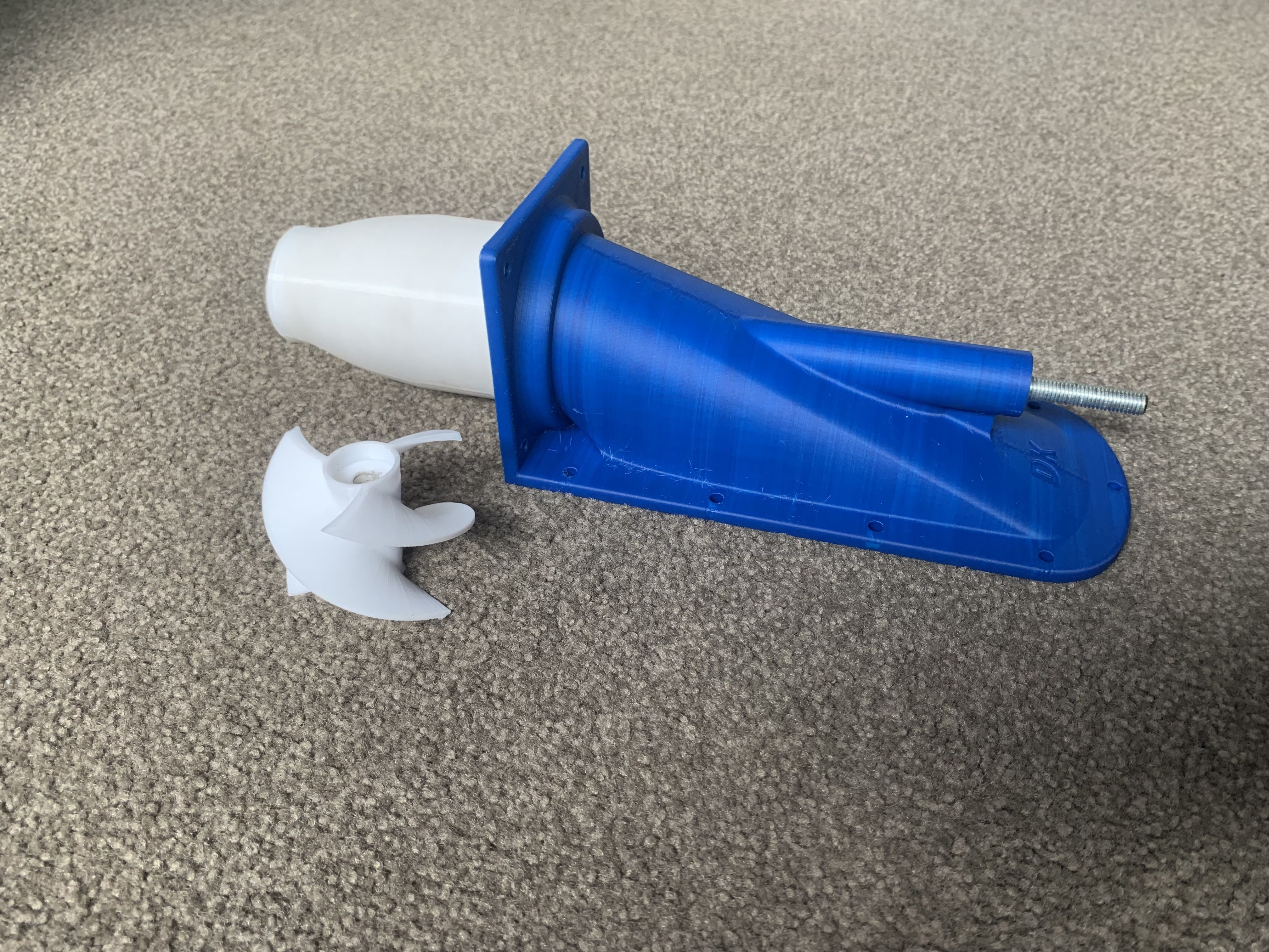 60 mm jet unit 3D model 3D printable | CGTrader