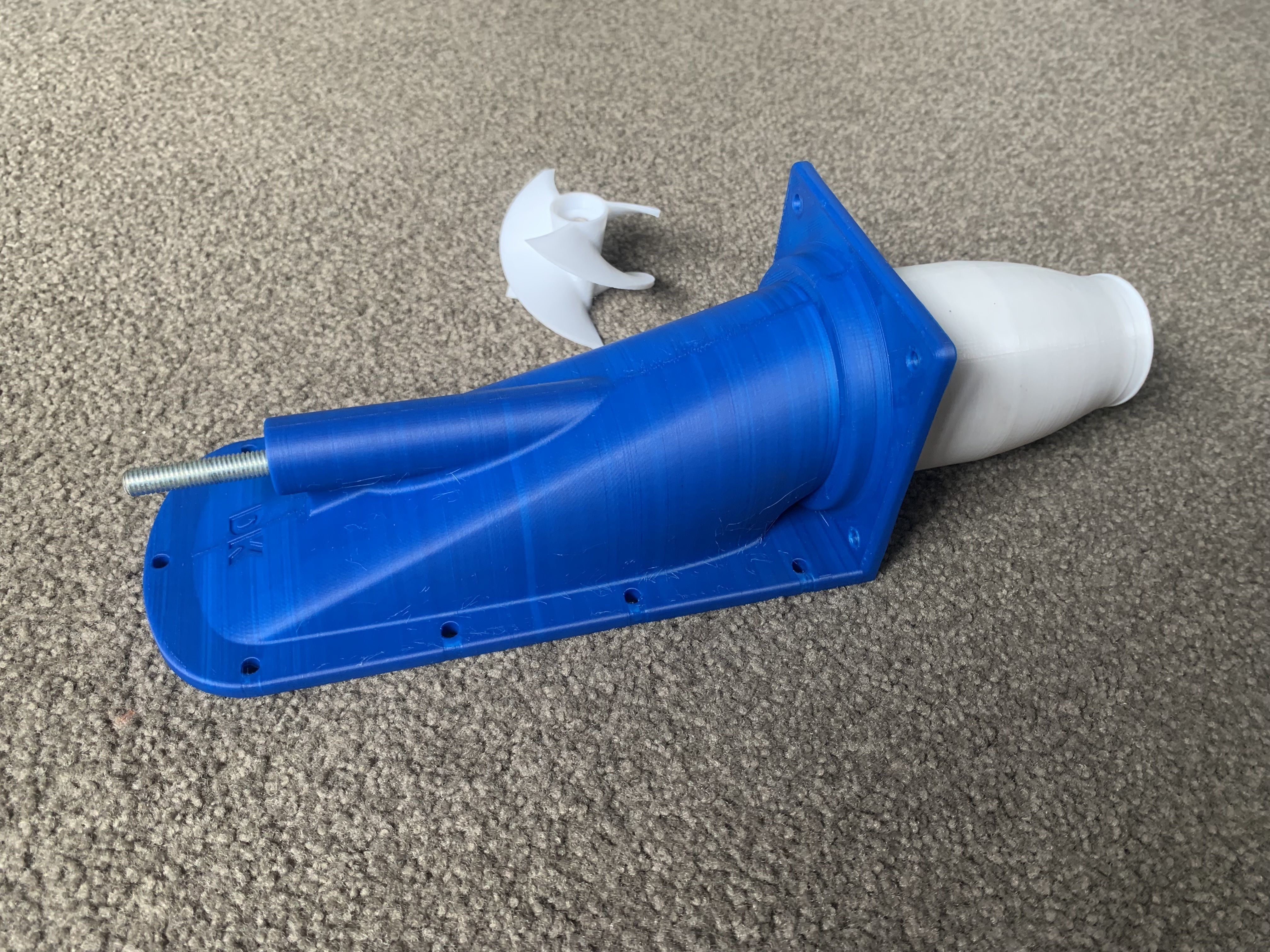 60 mm jet unit 3D model 3D printable | CGTrader