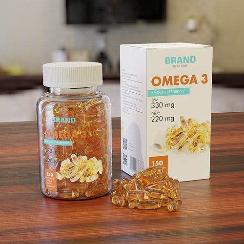 Dietary Nutritional Supplement 3D model | CGTrader