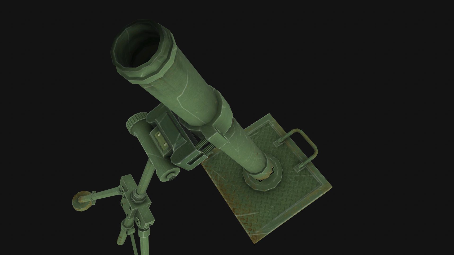 3D model Mortar military weapon VR / AR / low-poly | CGTrader