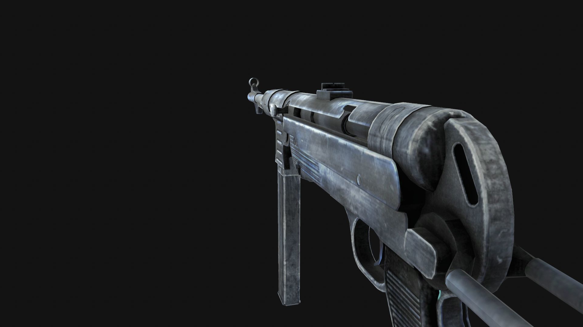 3D model Submachine gun MP40 VR / AR / low-poly | CGTrader