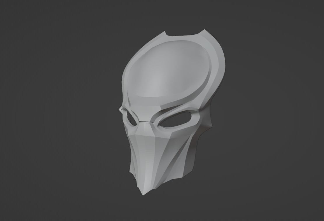 Predator Falconer mask 3D model 3D printable | CGTrader