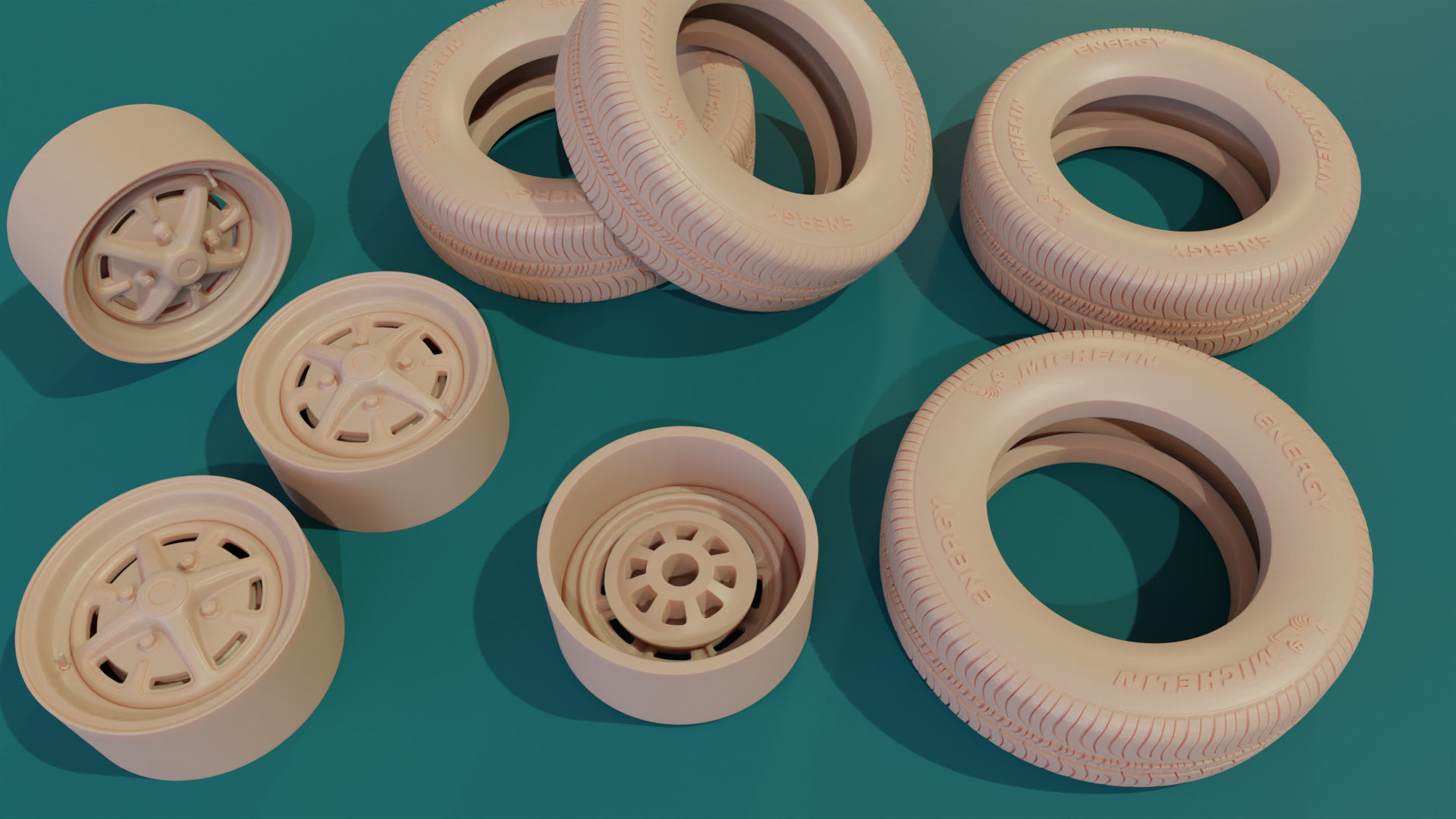 car wheel print ready 3D model 3D printable | CGTrader