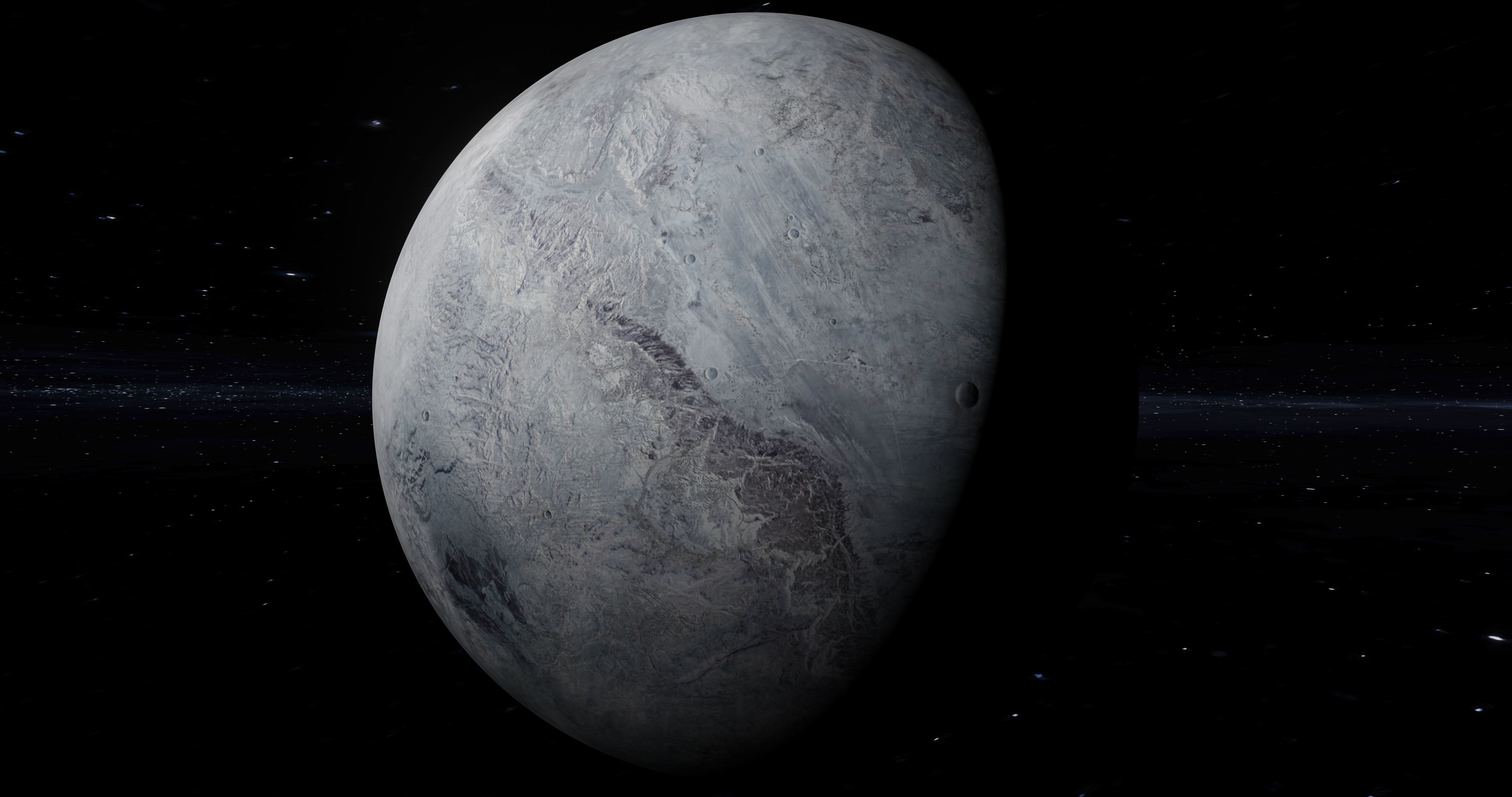 This is a Fictional planet ERIS 3D model animated | CGTrader