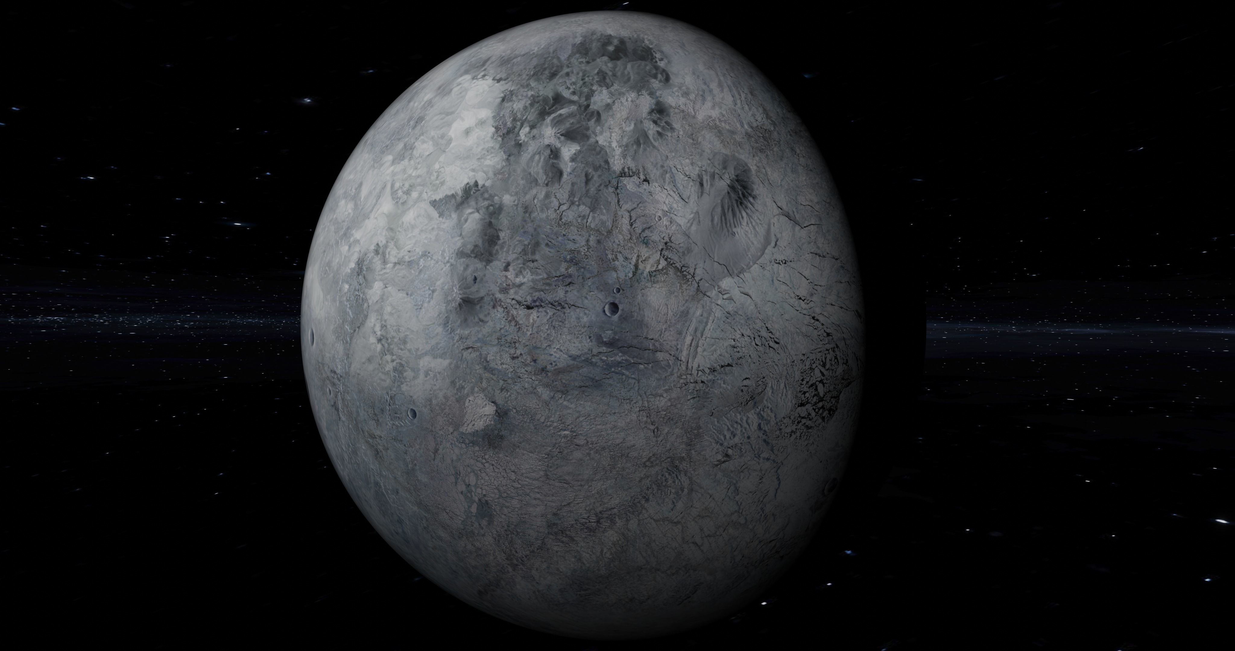 This is a Fictional planet ERIS 3D model animated | CGTrader