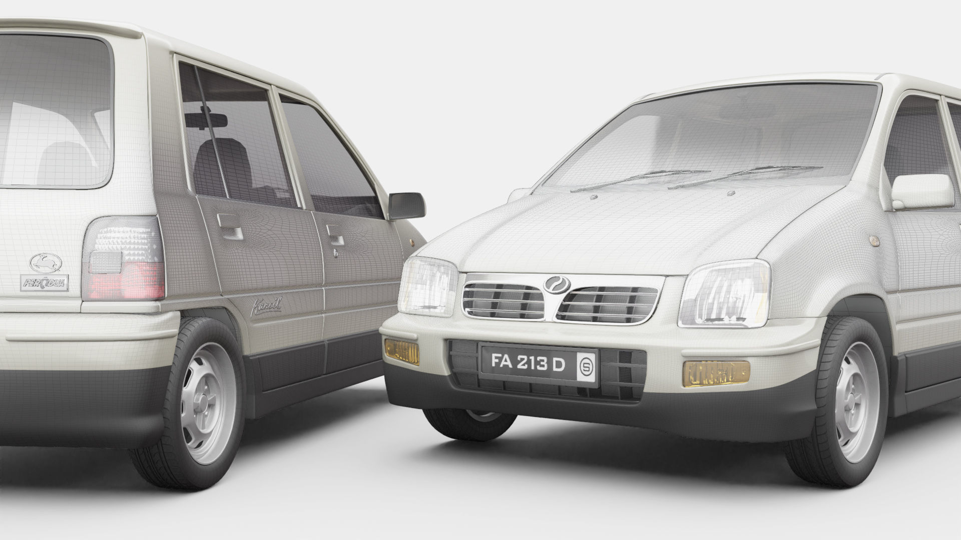 Perodua Kancil 850 3D model | CGTrader