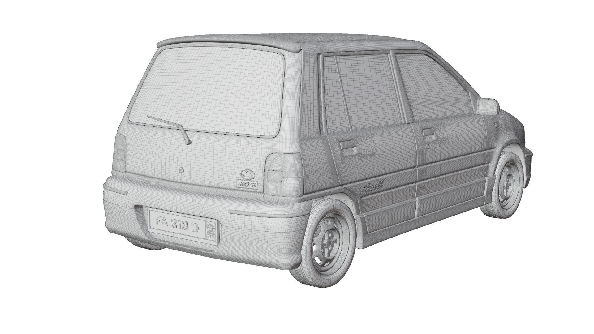 Perodua Kancil 850 3D model | CGTrader