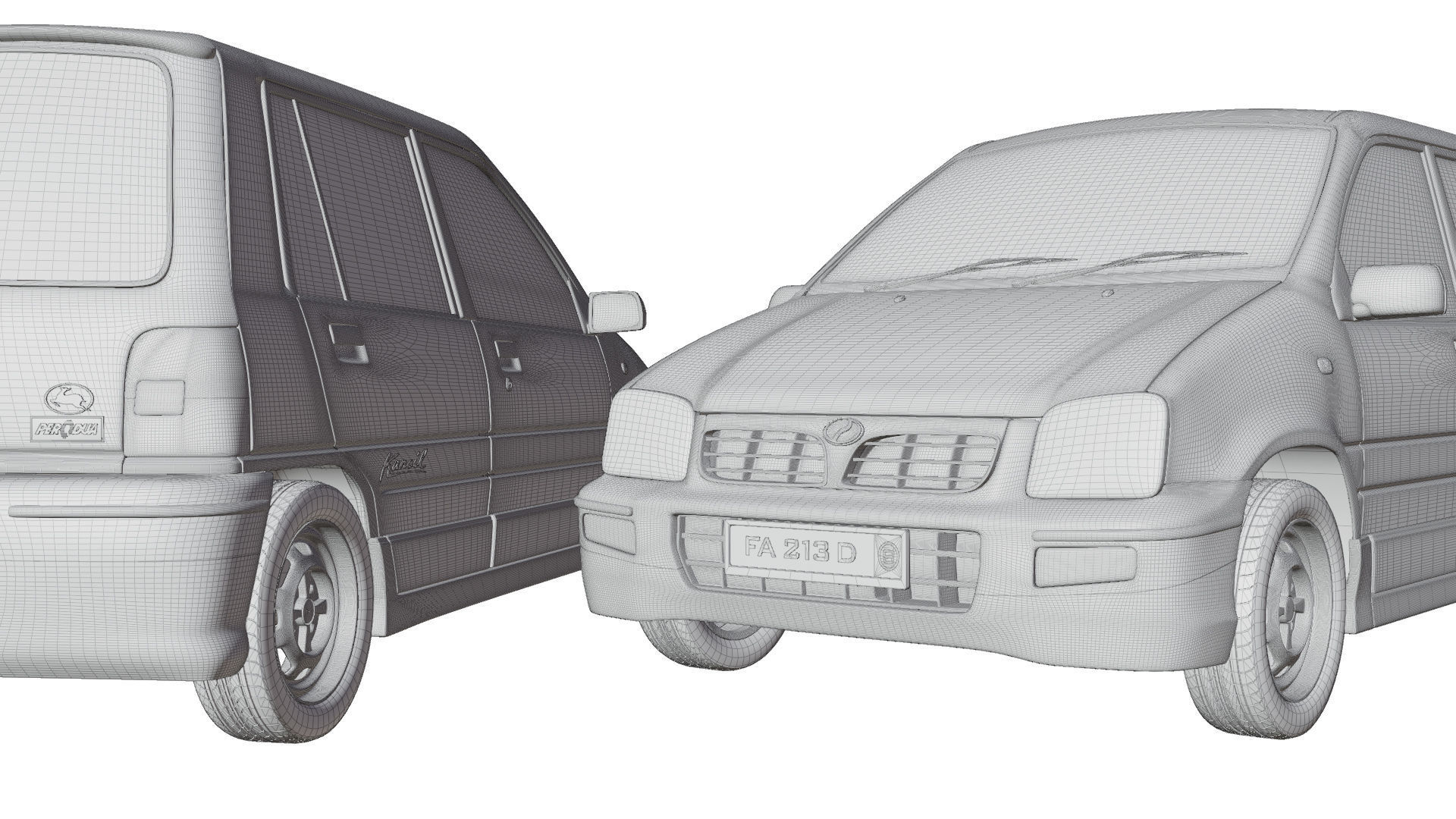 Perodua Kancil 850 3D model | CGTrader