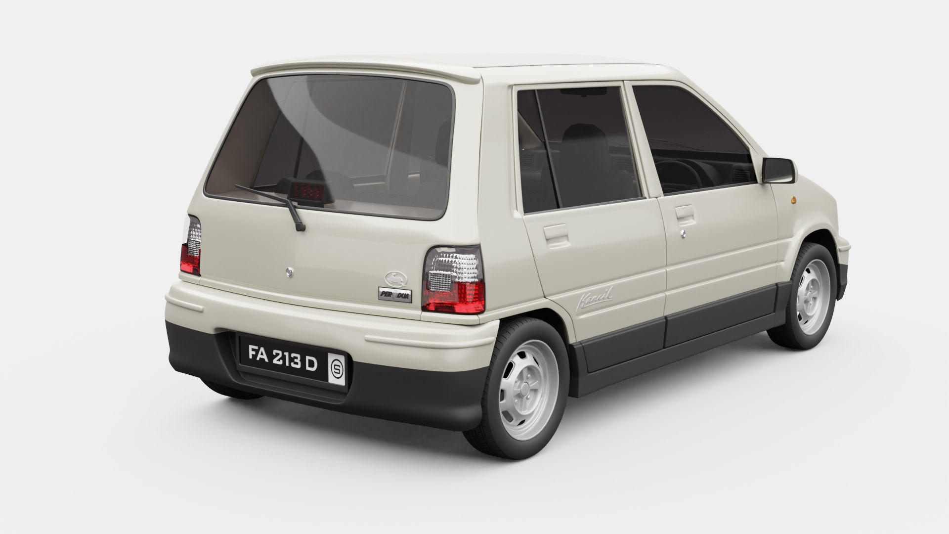 Perodua Kancil 850 3D model | CGTrader