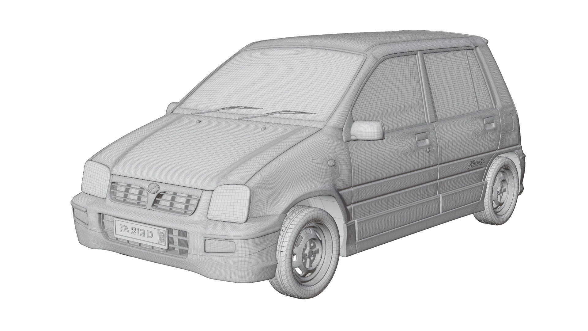 Perodua Kancil 850 3D model | CGTrader