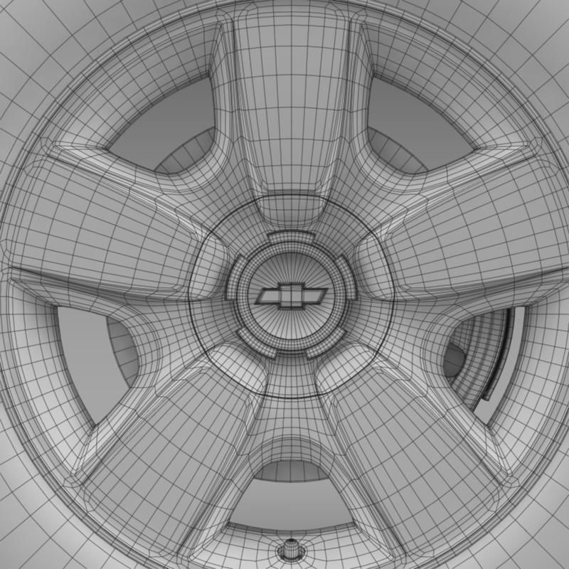 Chevrolet Suburban DE wheel 3D model | CGTrader
