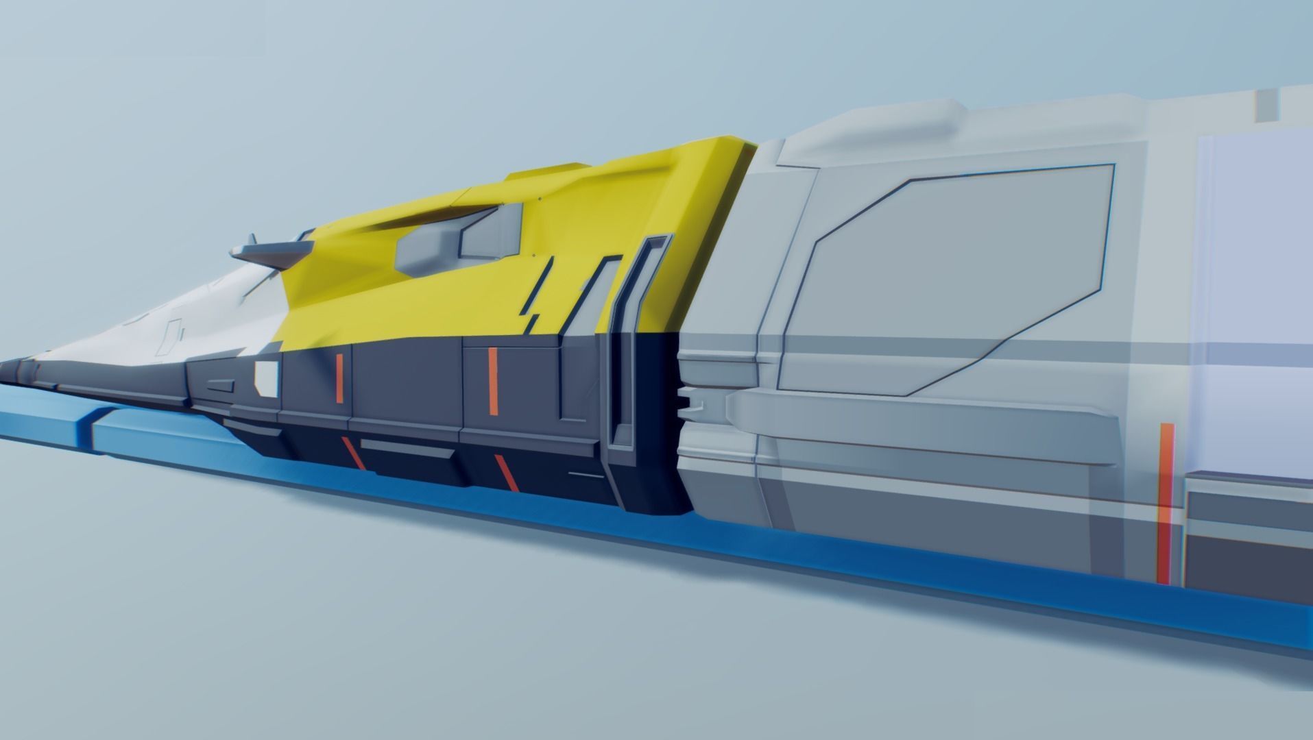 rail transport 003 3D model | CGTrader