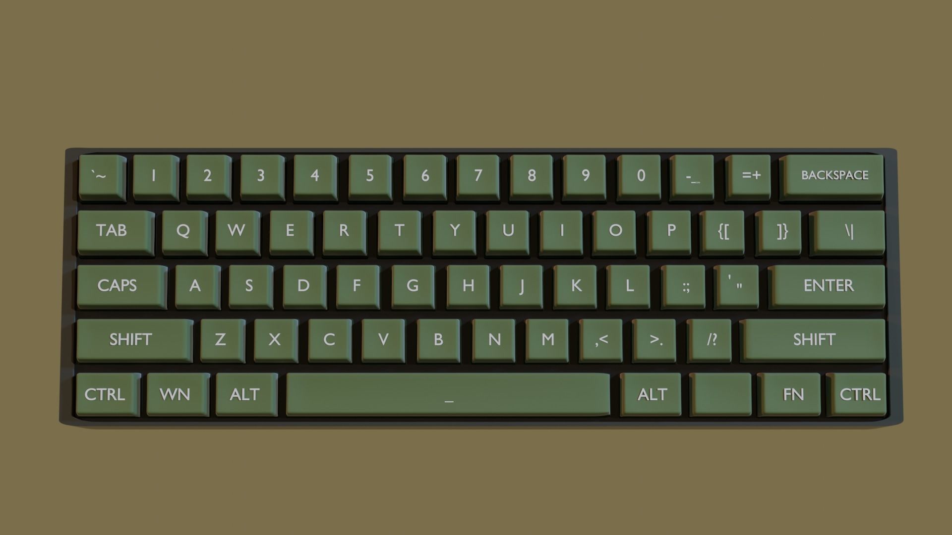 60 percent keyboard free 3D model | CGTrader