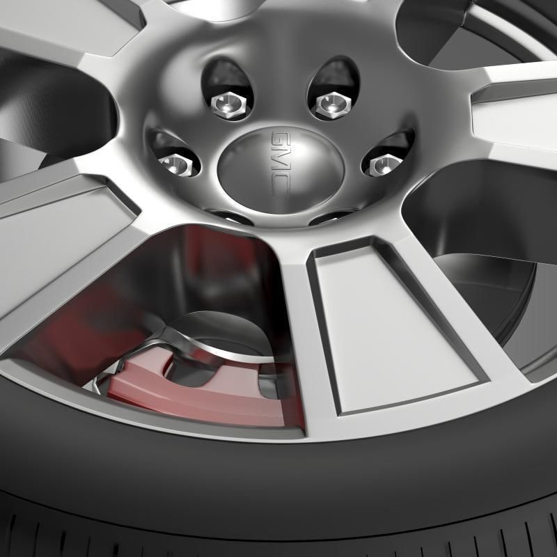 GMC Sierra Regular cab wheel 3D model | CGTrader