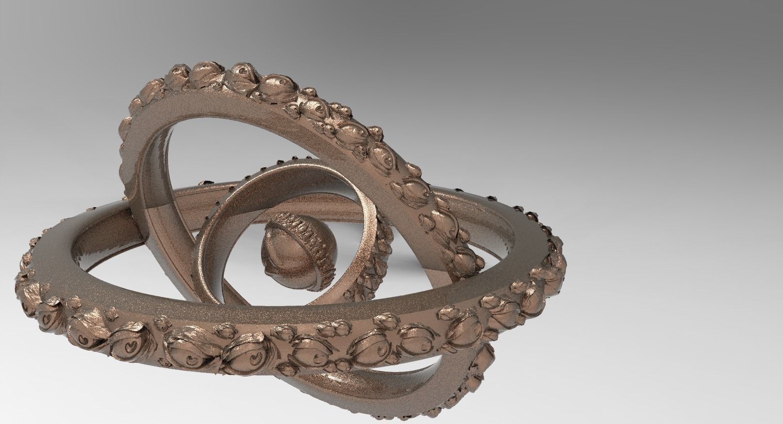 Angel Wheel Eye Rings Full Scene 3D model | CGTrader