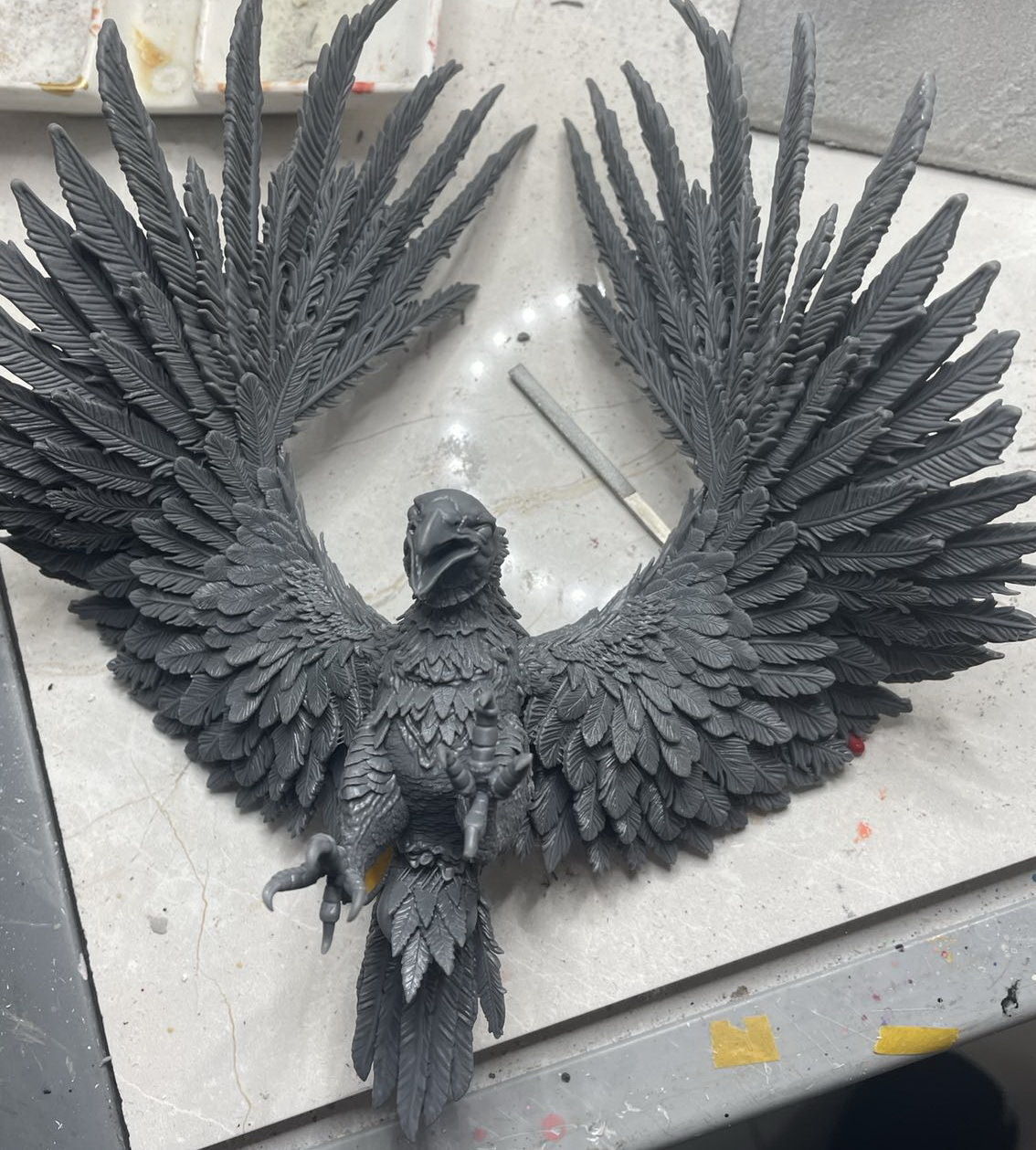 Phoenix eagle 3D model 3D printable | CGTrader