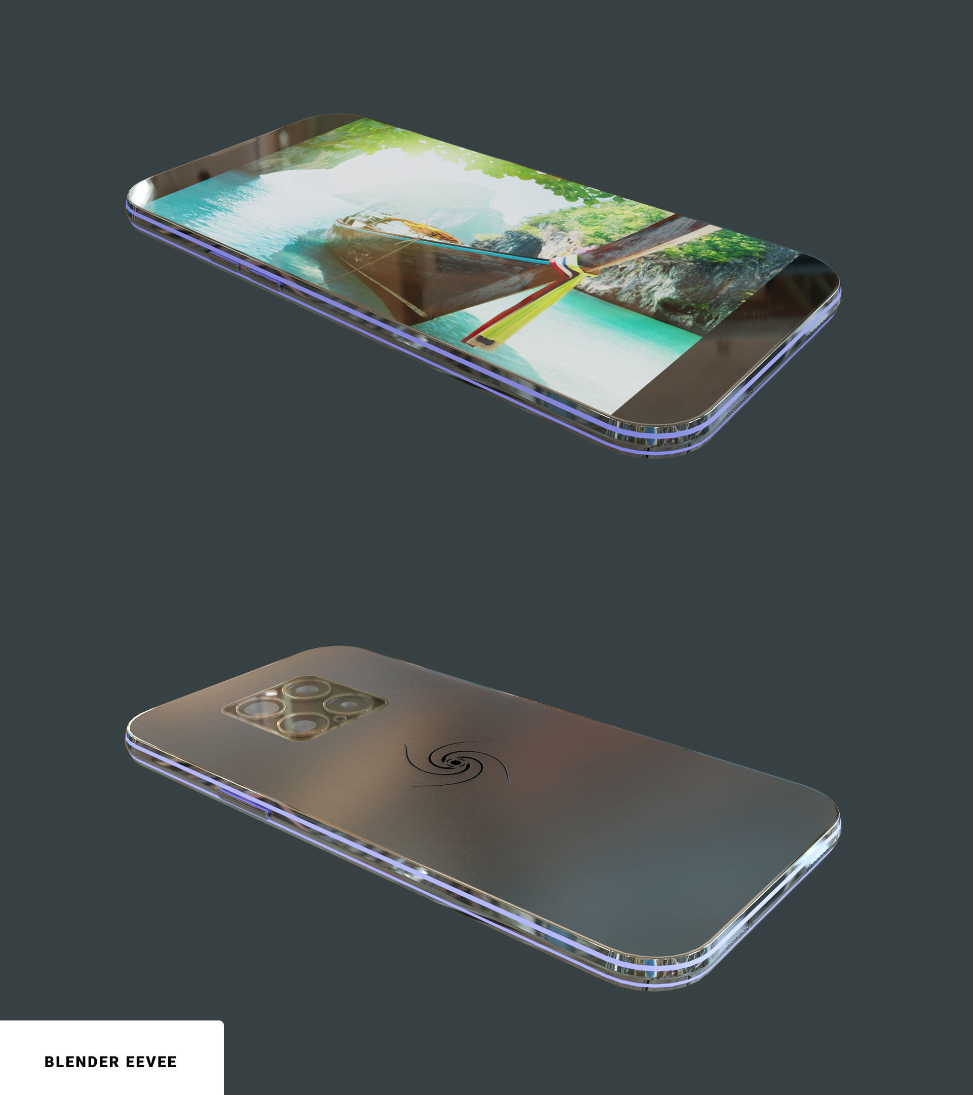 3D model Phone Concept For Game - Low Poly VR / AR / low-poly | CGTrader