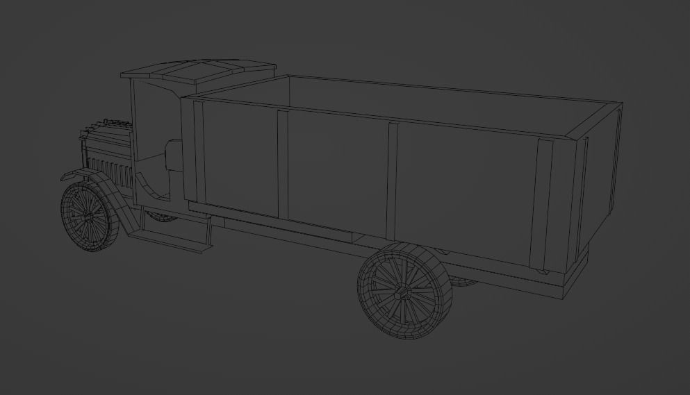 3D model Brockway K-2 Open Box VR / AR / low-poly | CGTrader