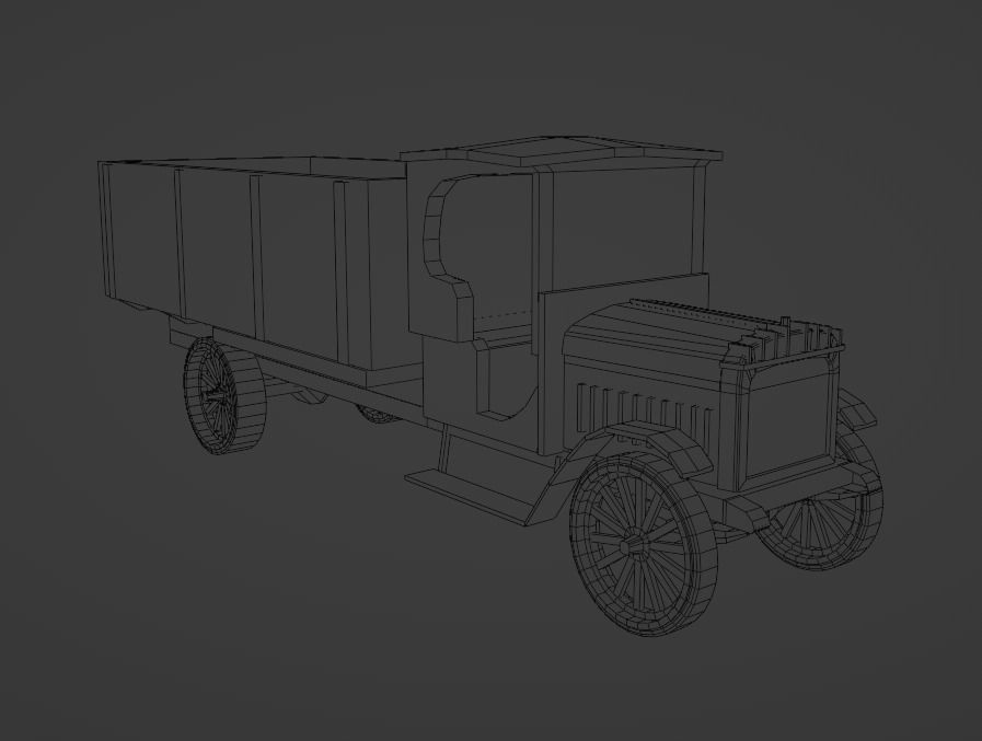 3D model Brockway K-2 Open Box VR / AR / low-poly | CGTrader