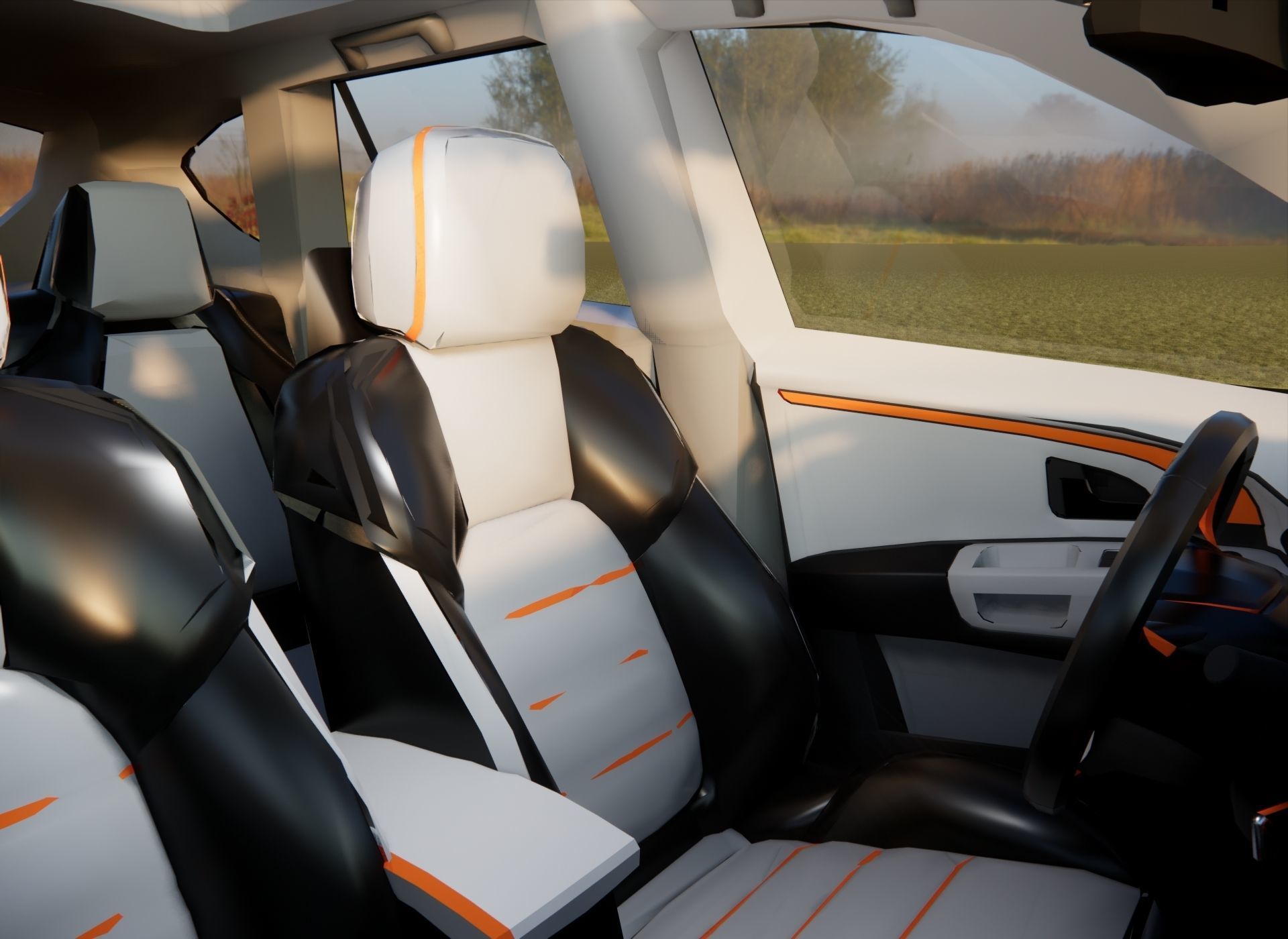 Car model With interiors 3D model | CGTrader