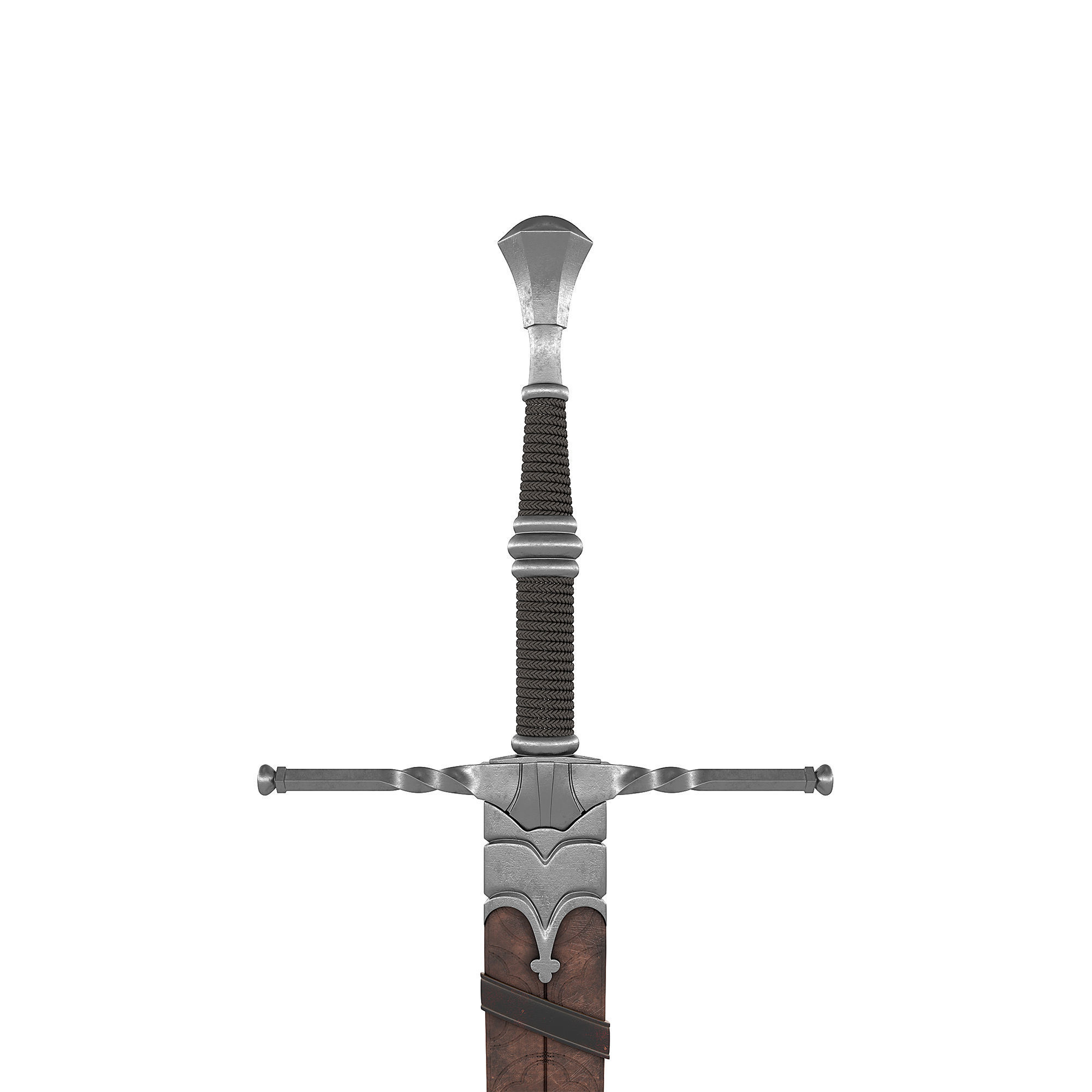 The witcher steel sword 3D model | CGTrader