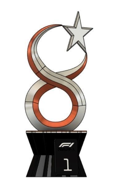 F1 2021 TURKISH GP TROPHY 3D model 3D printable | CGTrader