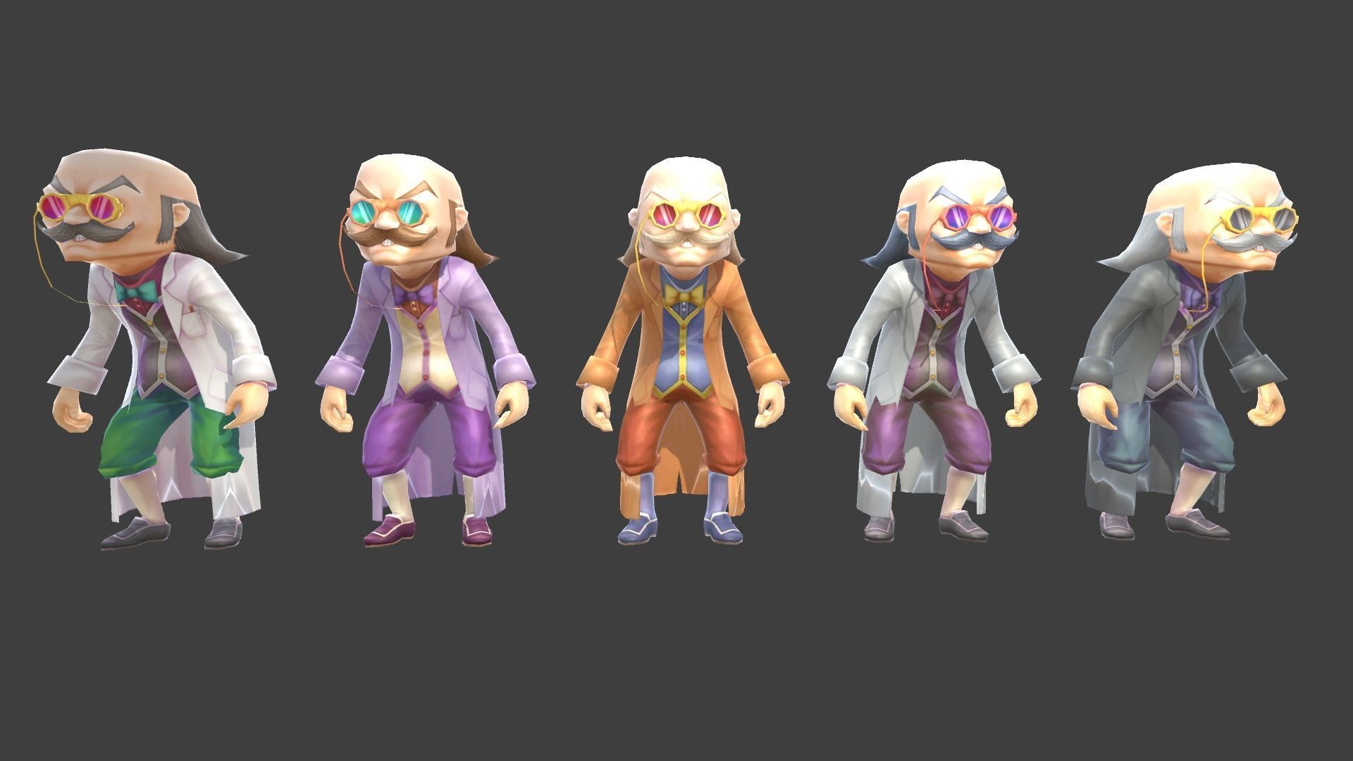 3D model Professors VR / AR / low-poly | CGTrader