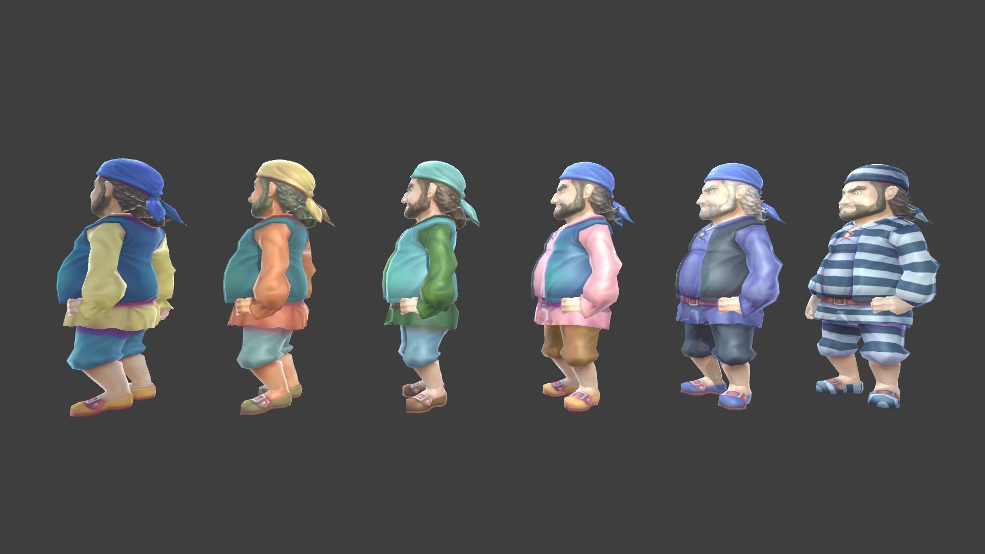 3D model Sailors VR / AR / low-poly | CGTrader
