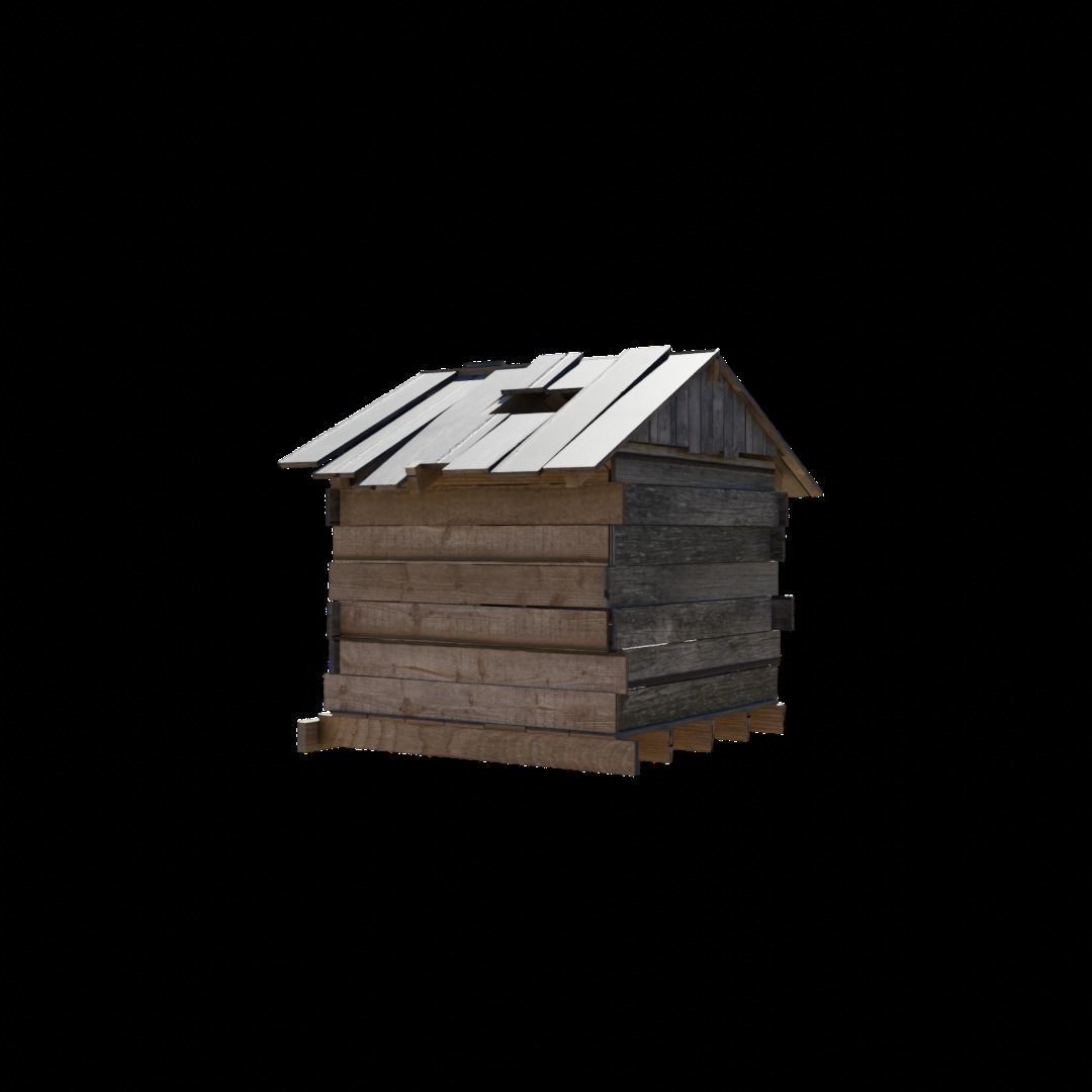 treehouse wooden dog house free VR / AR / low-poly Texture | CGTrader