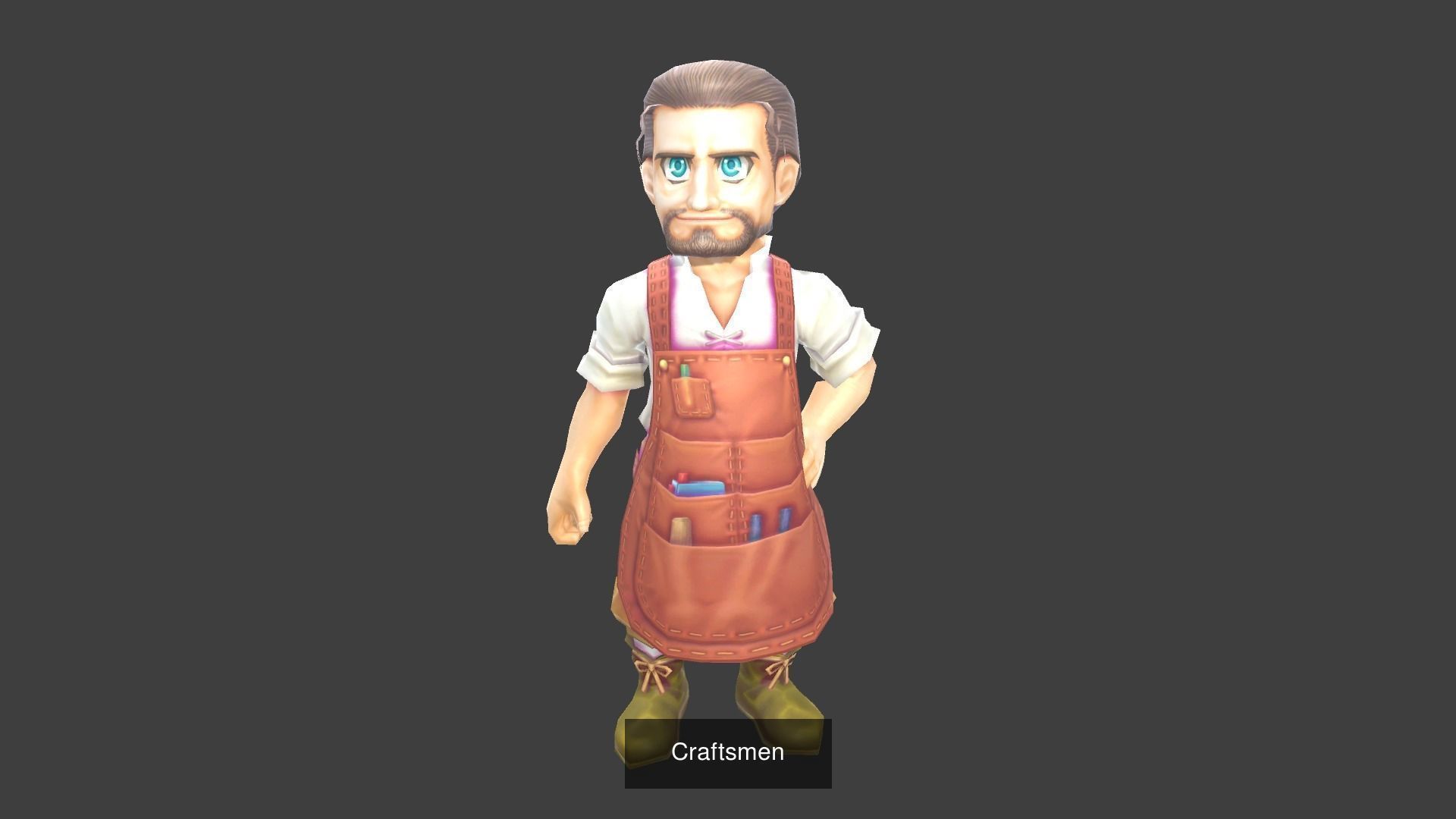 3D Model Collection RPG Professions Pack VR / AR / low-poly | CGTrader