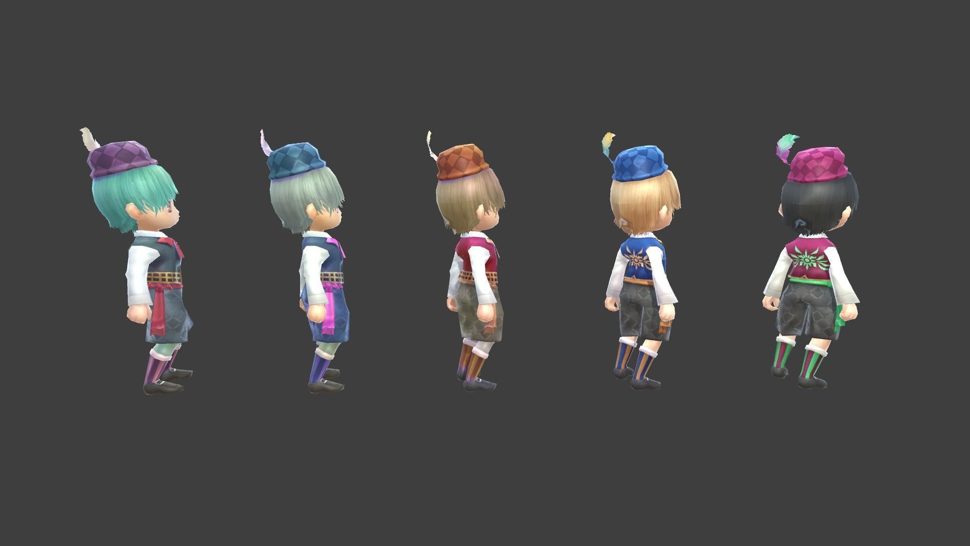 3D model Child Boys VR / AR / low-poly | CGTrader
