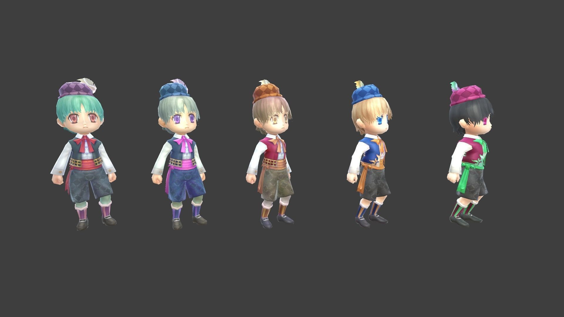 3D model Child Boys VR / AR / low-poly | CGTrader