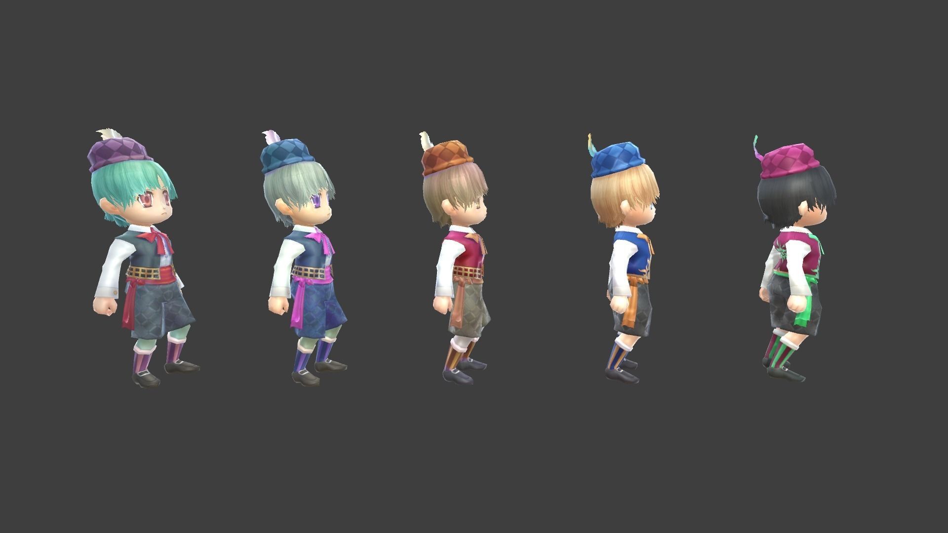 3D model Child Boys VR / AR / low-poly | CGTrader