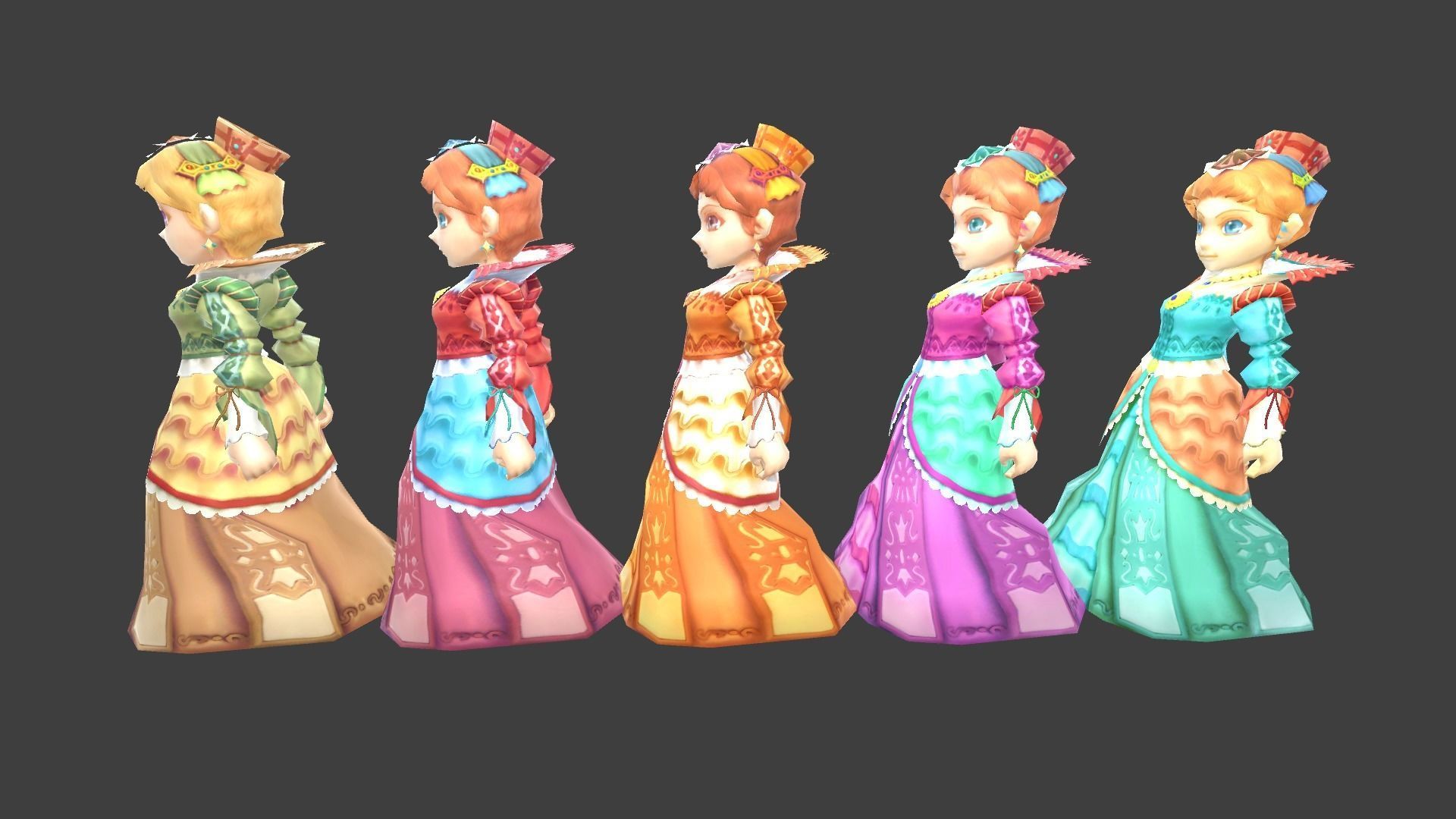 3D model Queens VR / AR / low-poly | CGTrader