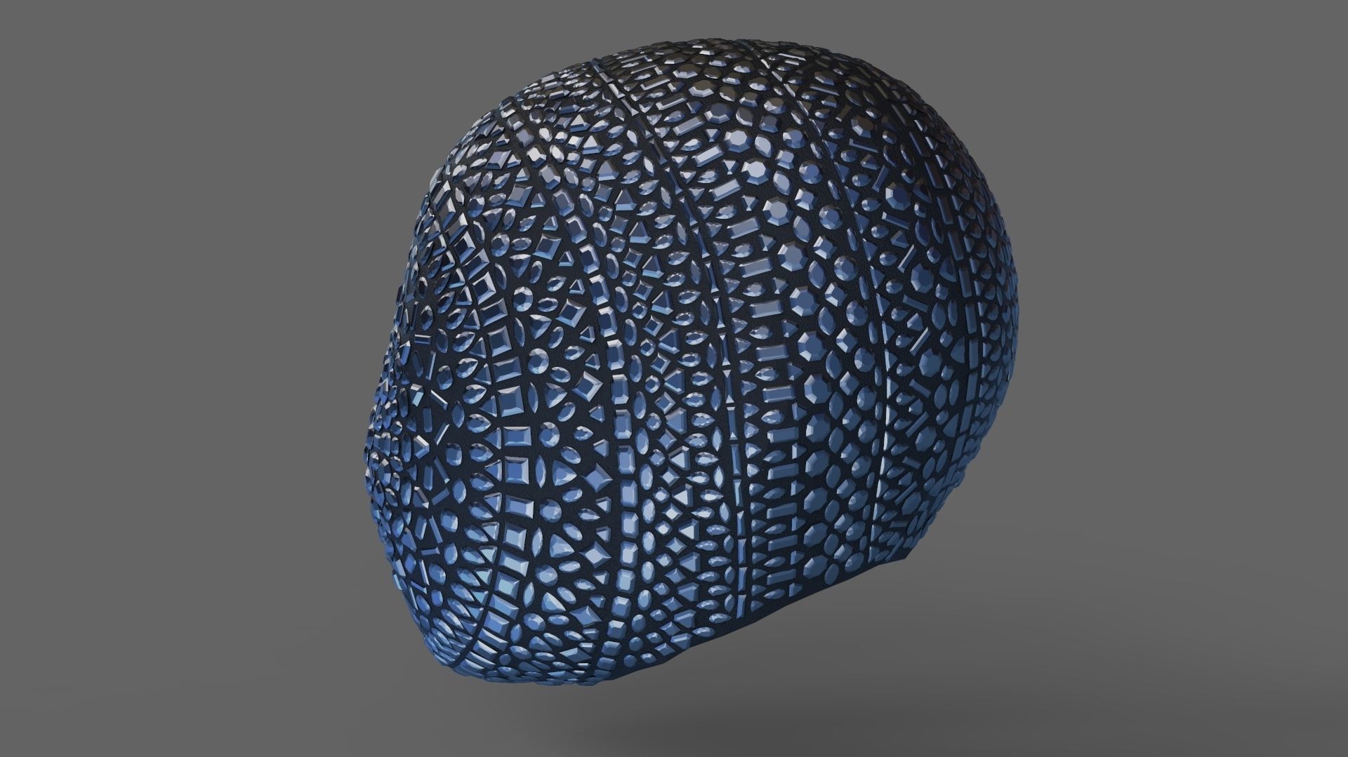 Diamond Hood Mask Margiela style 3D model | CGTrader