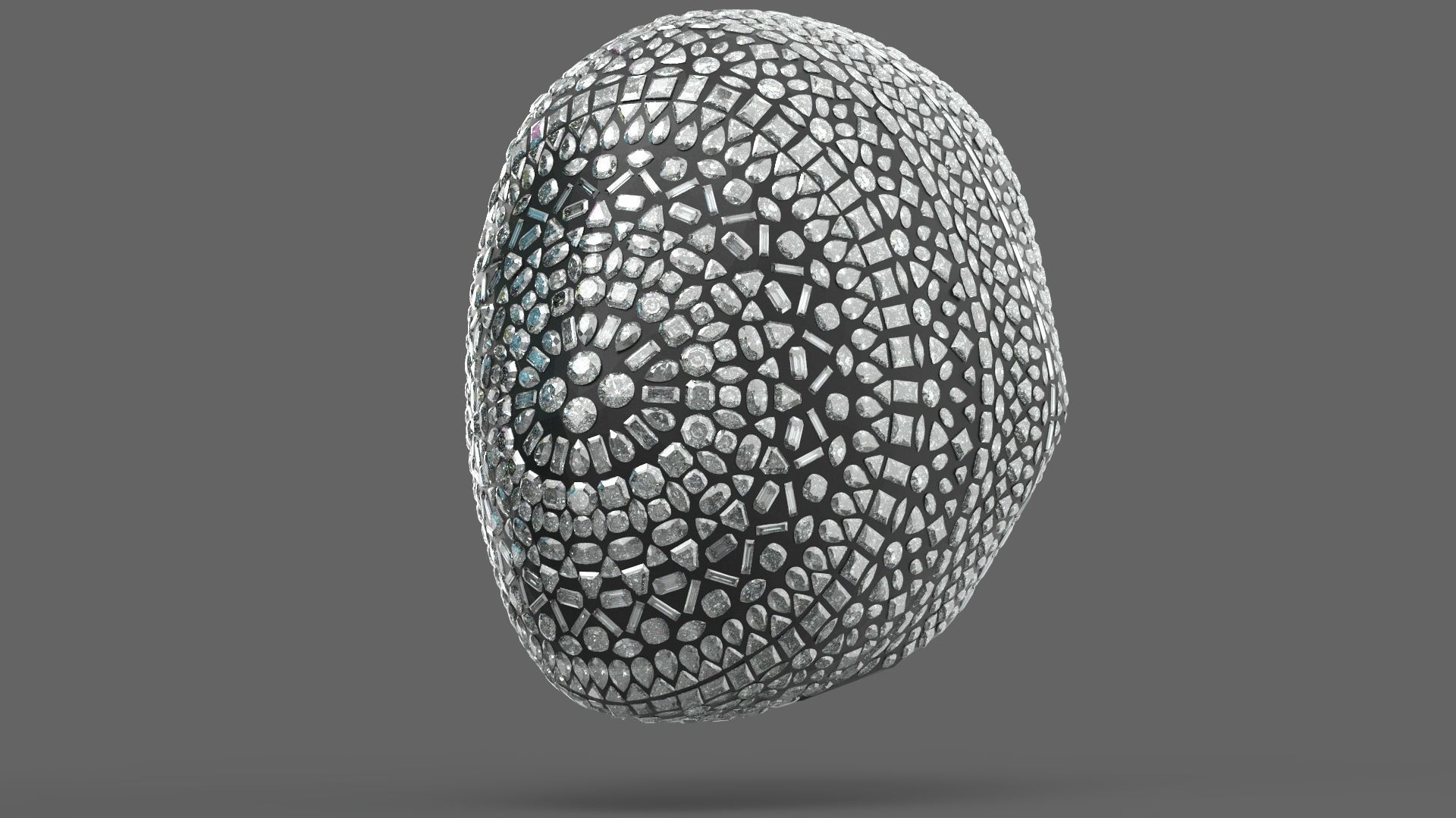 Diamond Hood Mask Margiela style 3D model | CGTrader