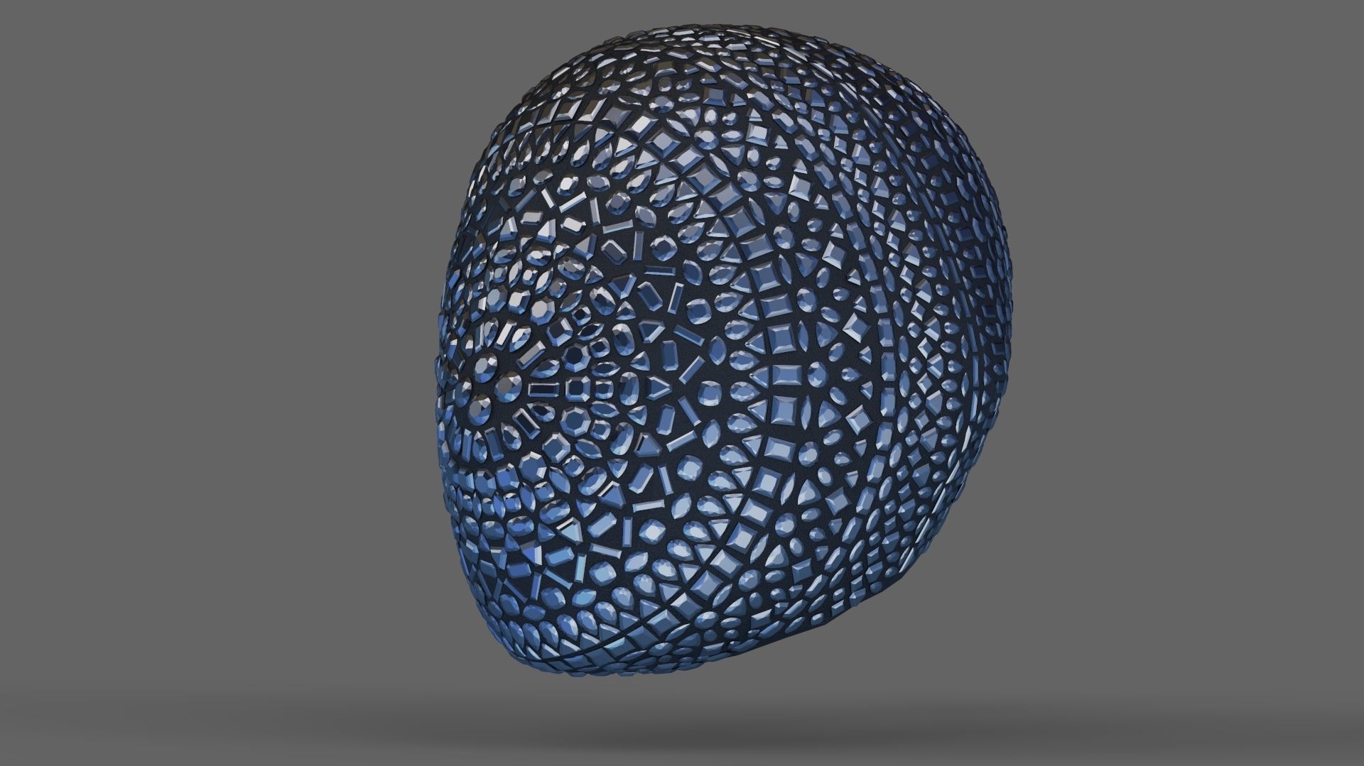 Diamond Hood Mask Margiela style 3D model | CGTrader