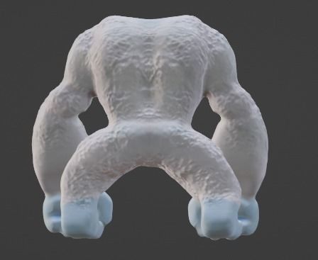 3D model Yeti Monster VR / AR / low-poly | CGTrader