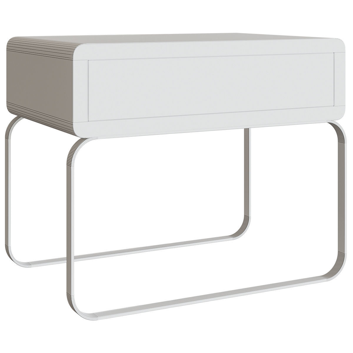 VELVET bedside table 3D model | CGTrader