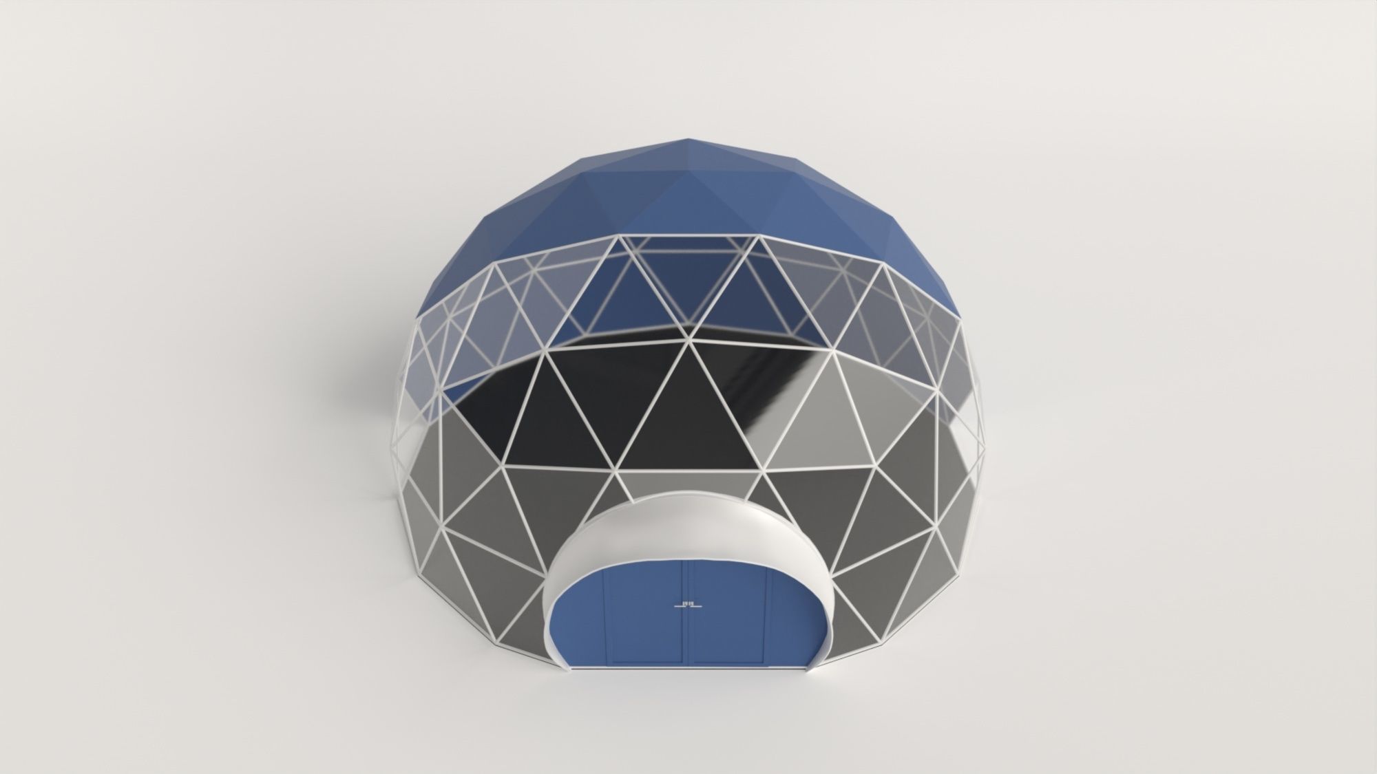 Geodome - 8m 3D model | CGTrader