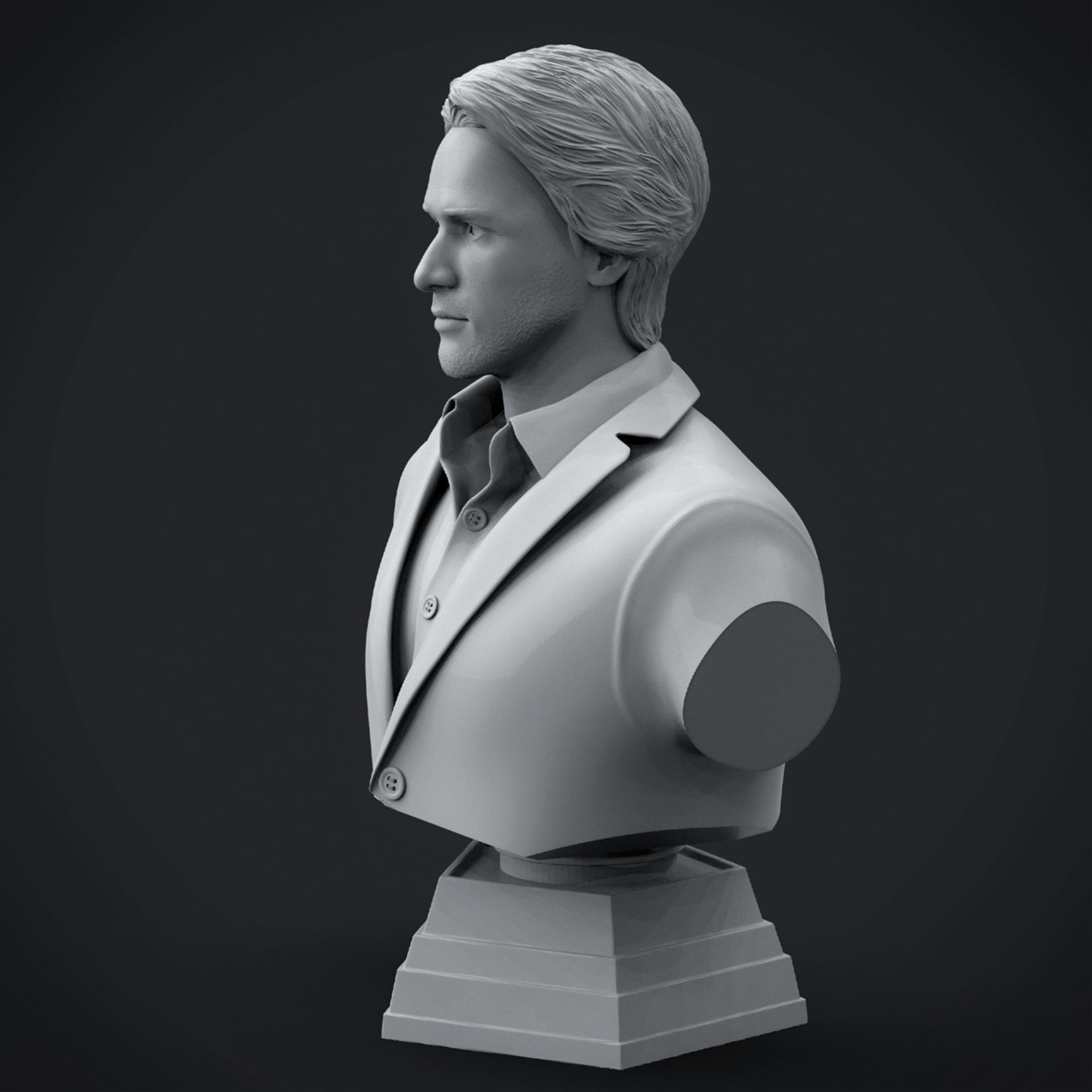 Keanu Reeves 3D Printable 3D model 3D printable | CGTrader